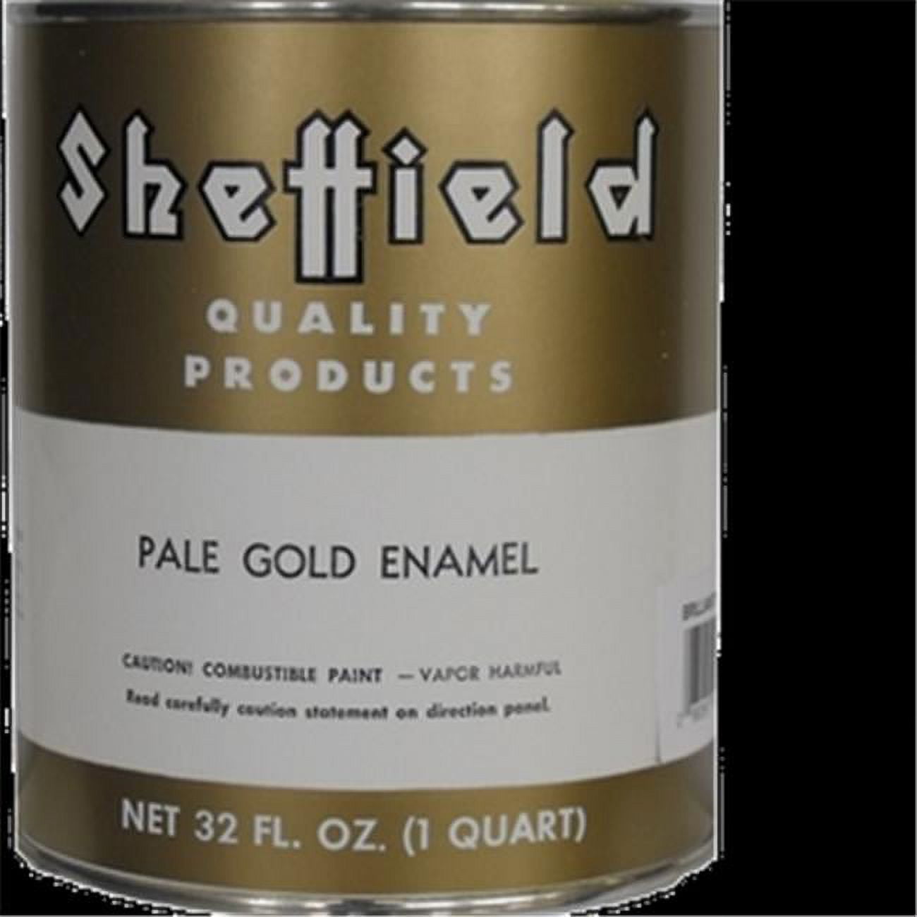 Sheffield 5734L Qt Brilliant Pale Gold Metallic Enamel - Walmart.com