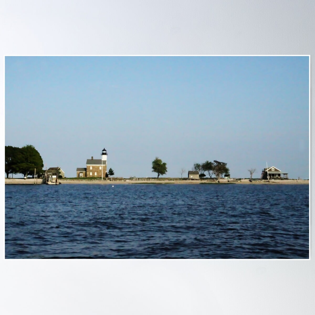 Sheffield Island Lighthouse Poster Wall Art, Modern Wall Decor For ...