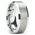 Sheffield Men Tungsten Wedding Ring Polished Beveled Edges - Walmart.com