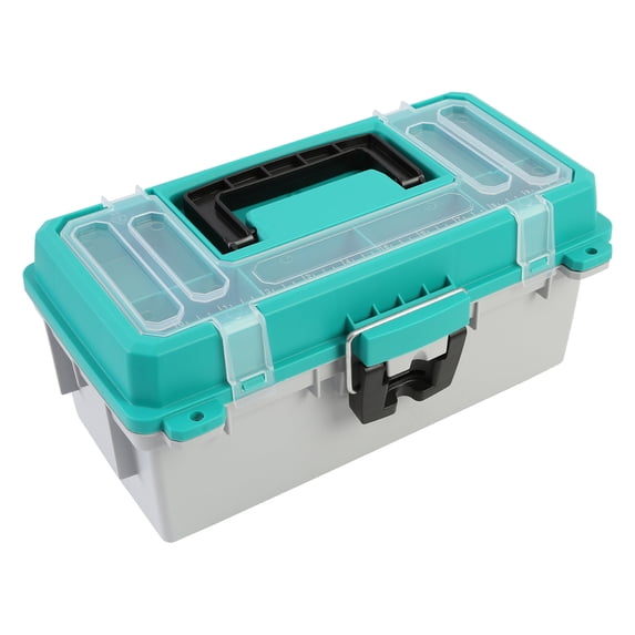Sheffield, Tackle Box, 13 Inch, Teal with Flip Lid Storage - Walmart.com