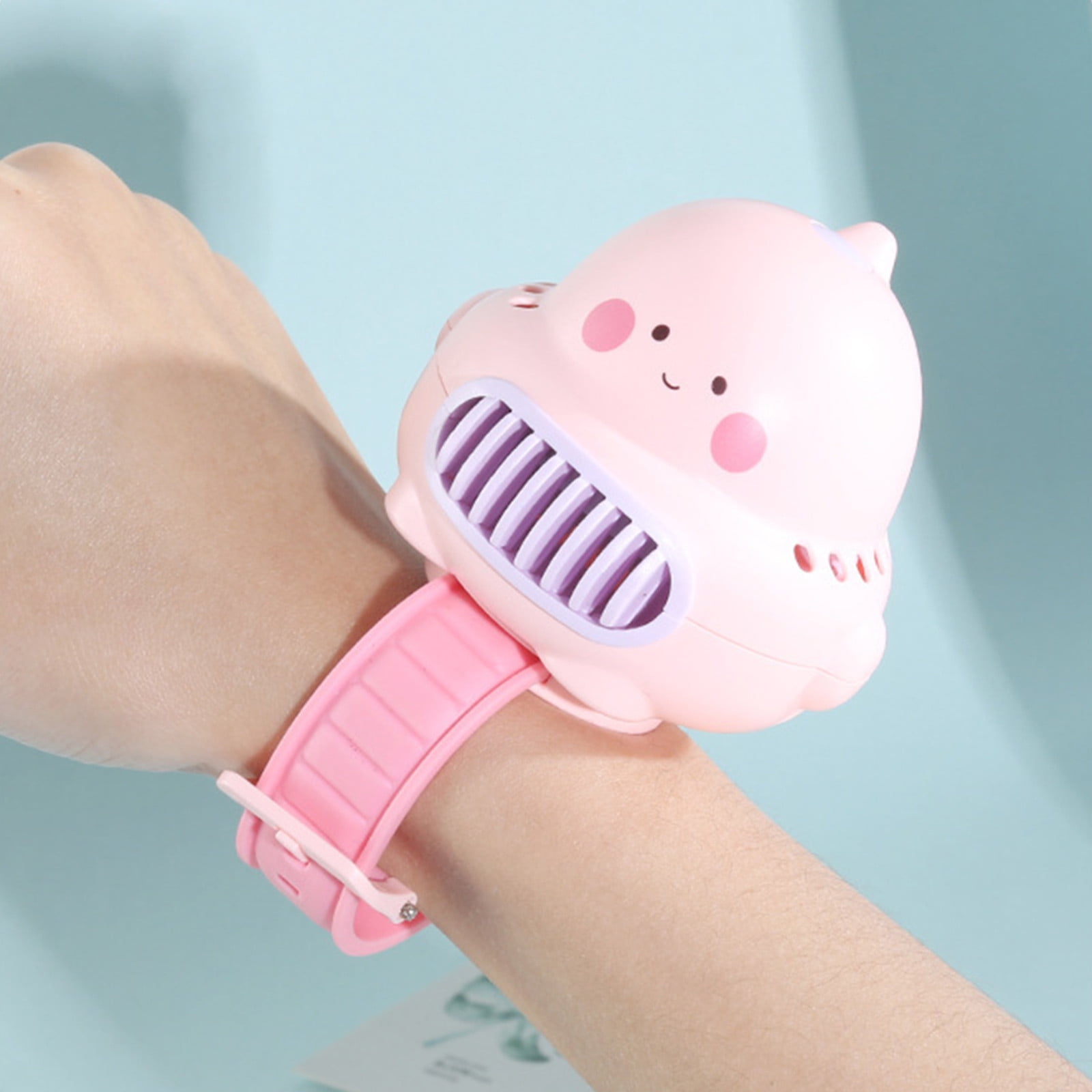 Sheghy 2024 Home Essentials Cute Pet Watch Fan Rechargeable Three Stage ...