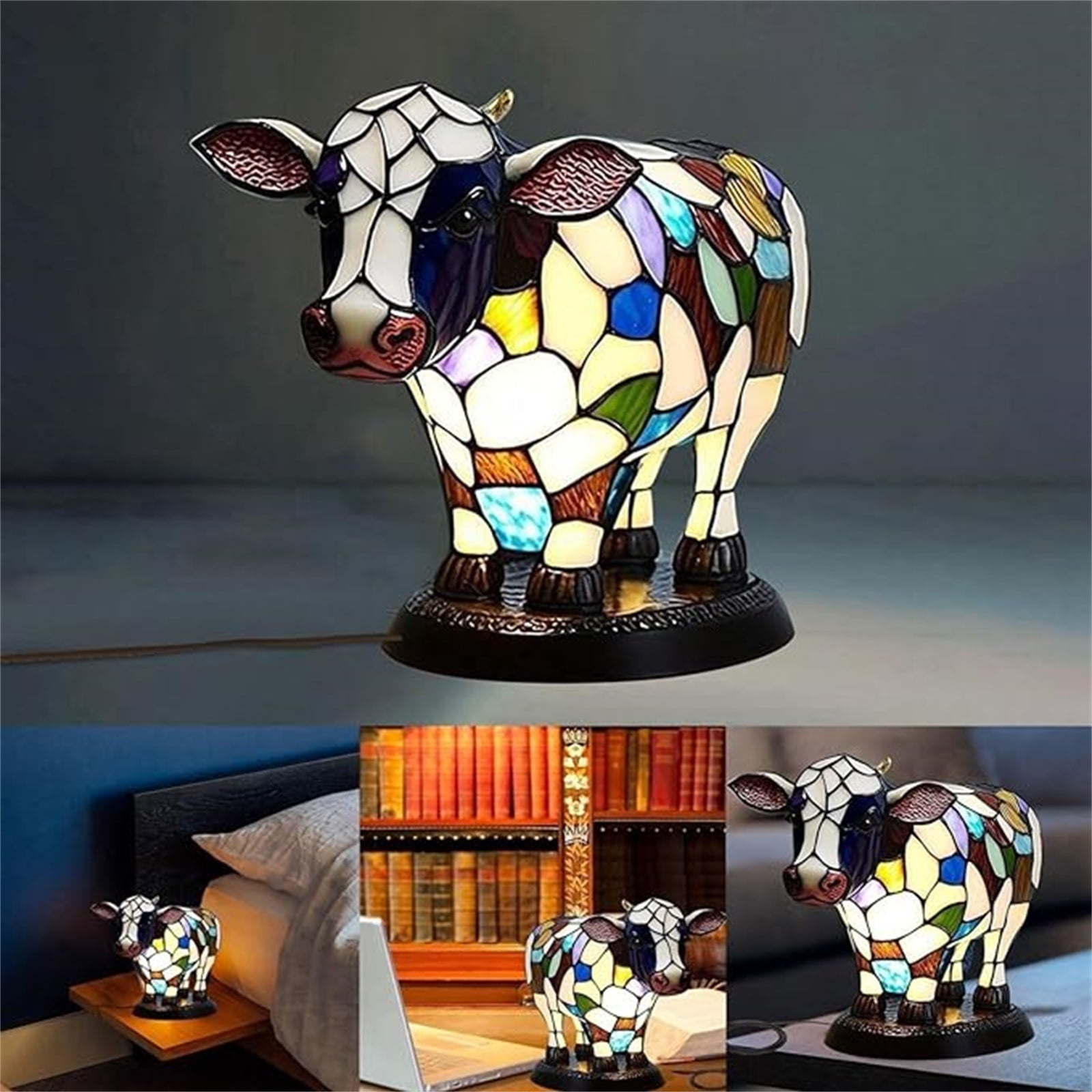 Sheghy Welcome Home Decorations Table Lamp Bedside Table Lamp With USB ...