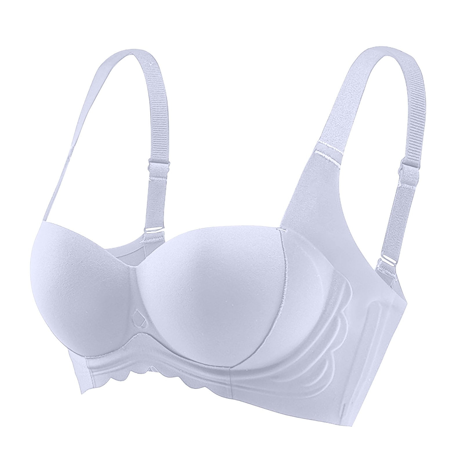 Sheghy Wireless T-Shirt Bra-Seamless Color Block Comfort Everyday Bra ...