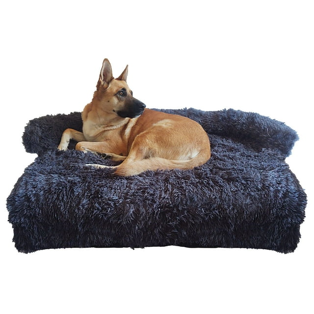 SHEGLORE Luxurious Cozy Dog Bed Mat (Medium, Dark Grey) - Furniture ...