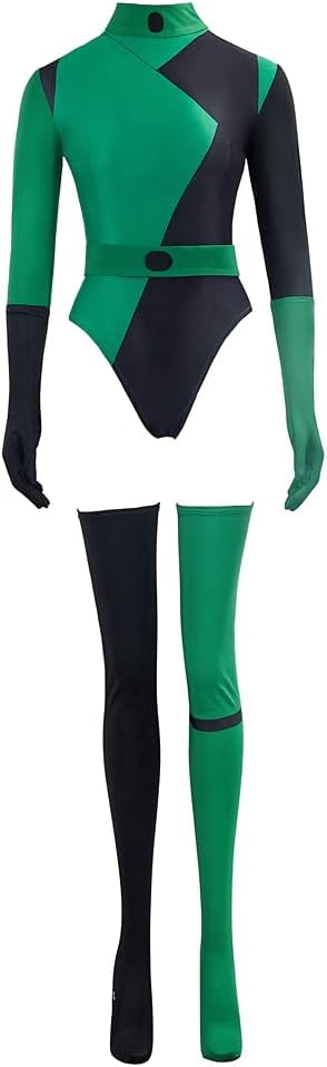 Shego Dress Sexy Bodysuit for Women Halloween Dress - Walmart.com