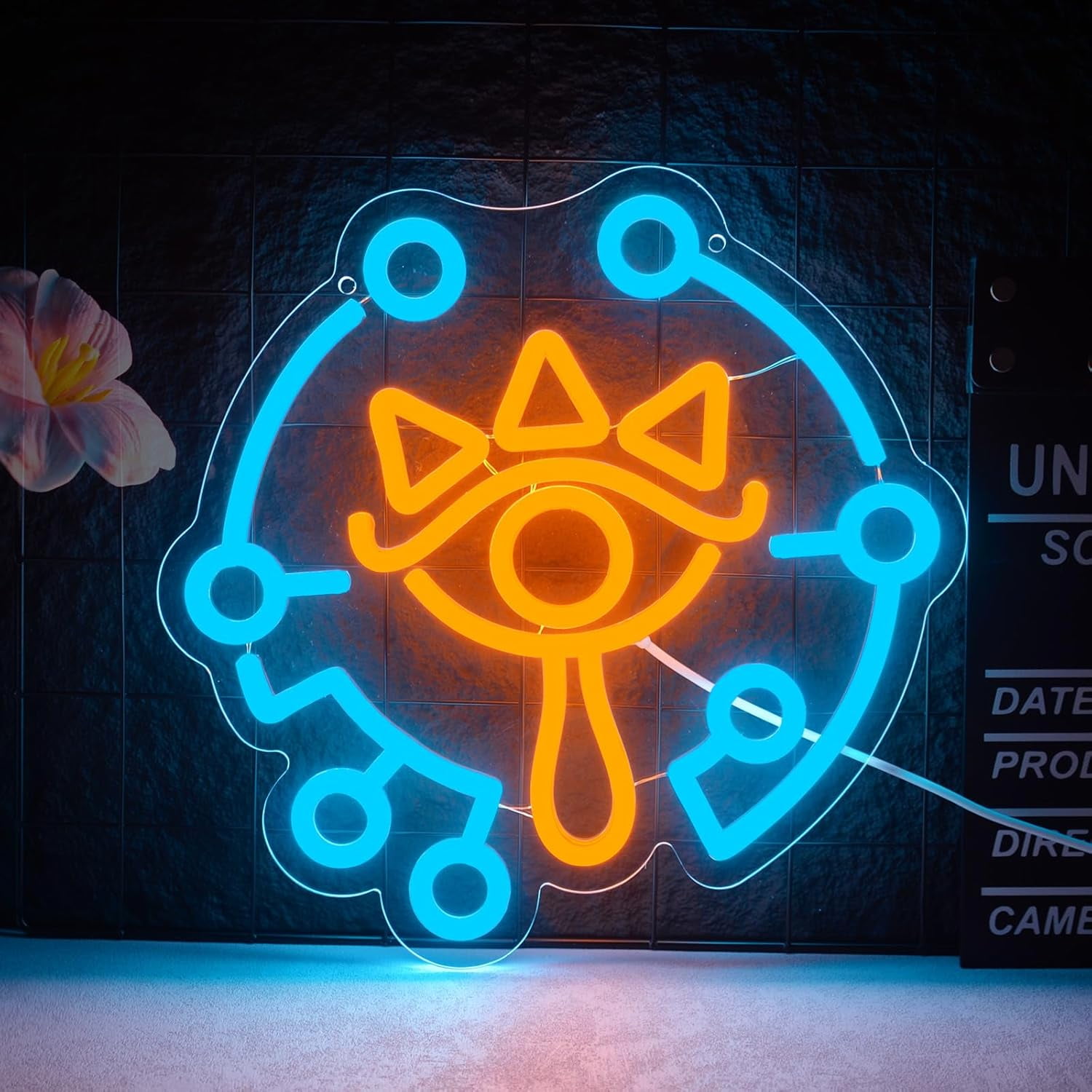 Sheikah Eye Neon Light Sign, Legend Gaming Neon Sign, Game Mask USB ...