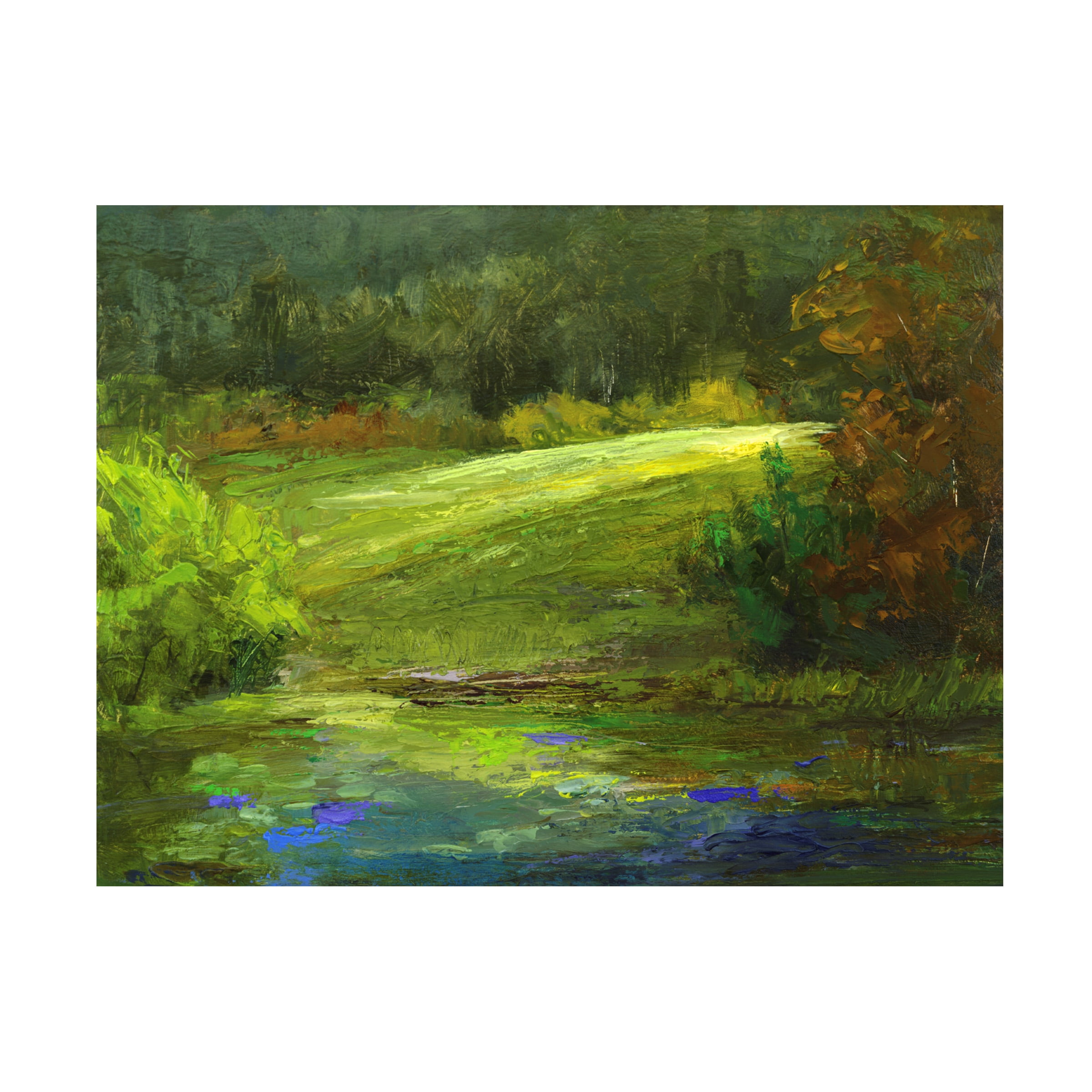 Sheila Finch Horsepark at Woodside Canvas Art 24x32 - Walmart.com