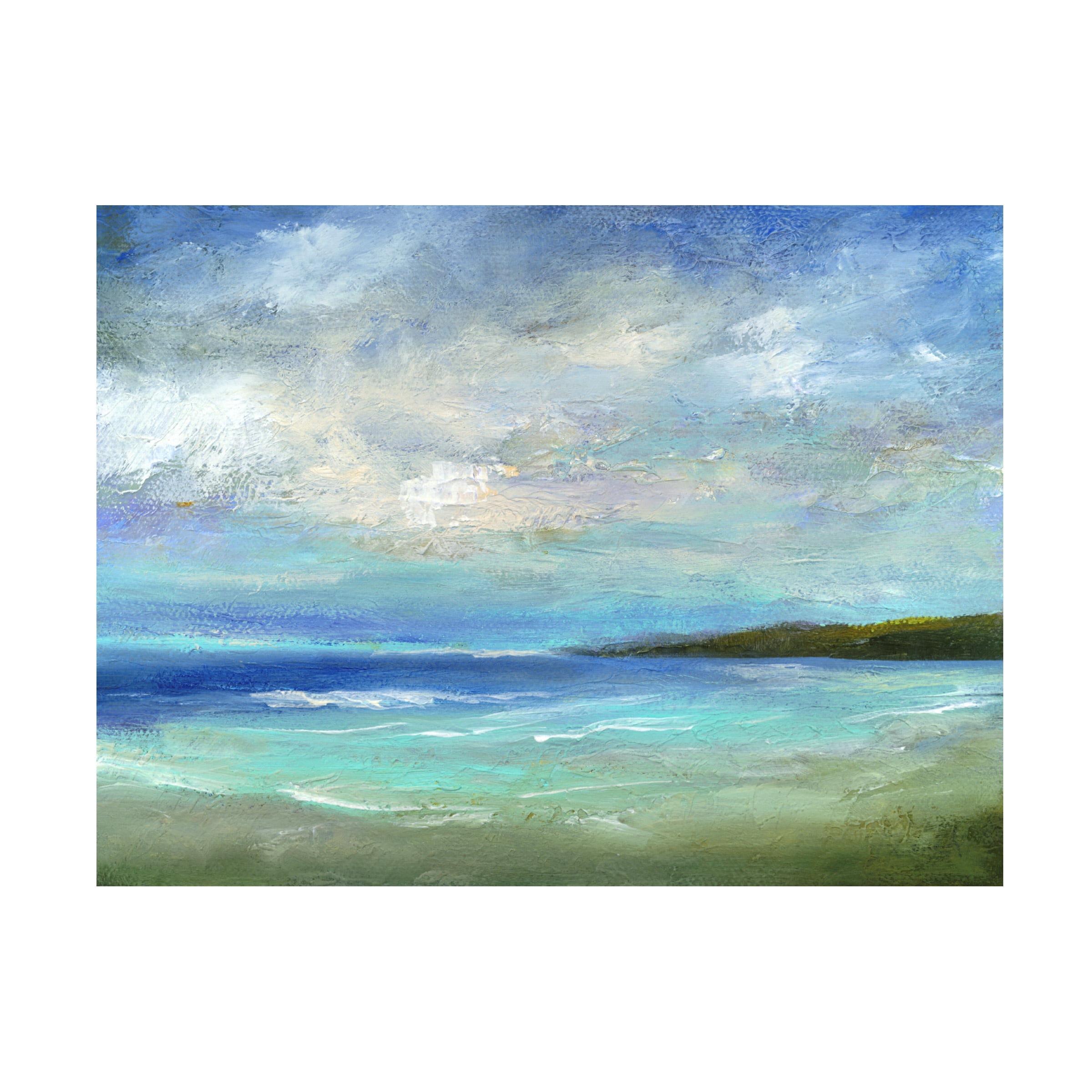Trademark Fine Art Sheila Finch Island Inlet Canvas Art Landscape ...