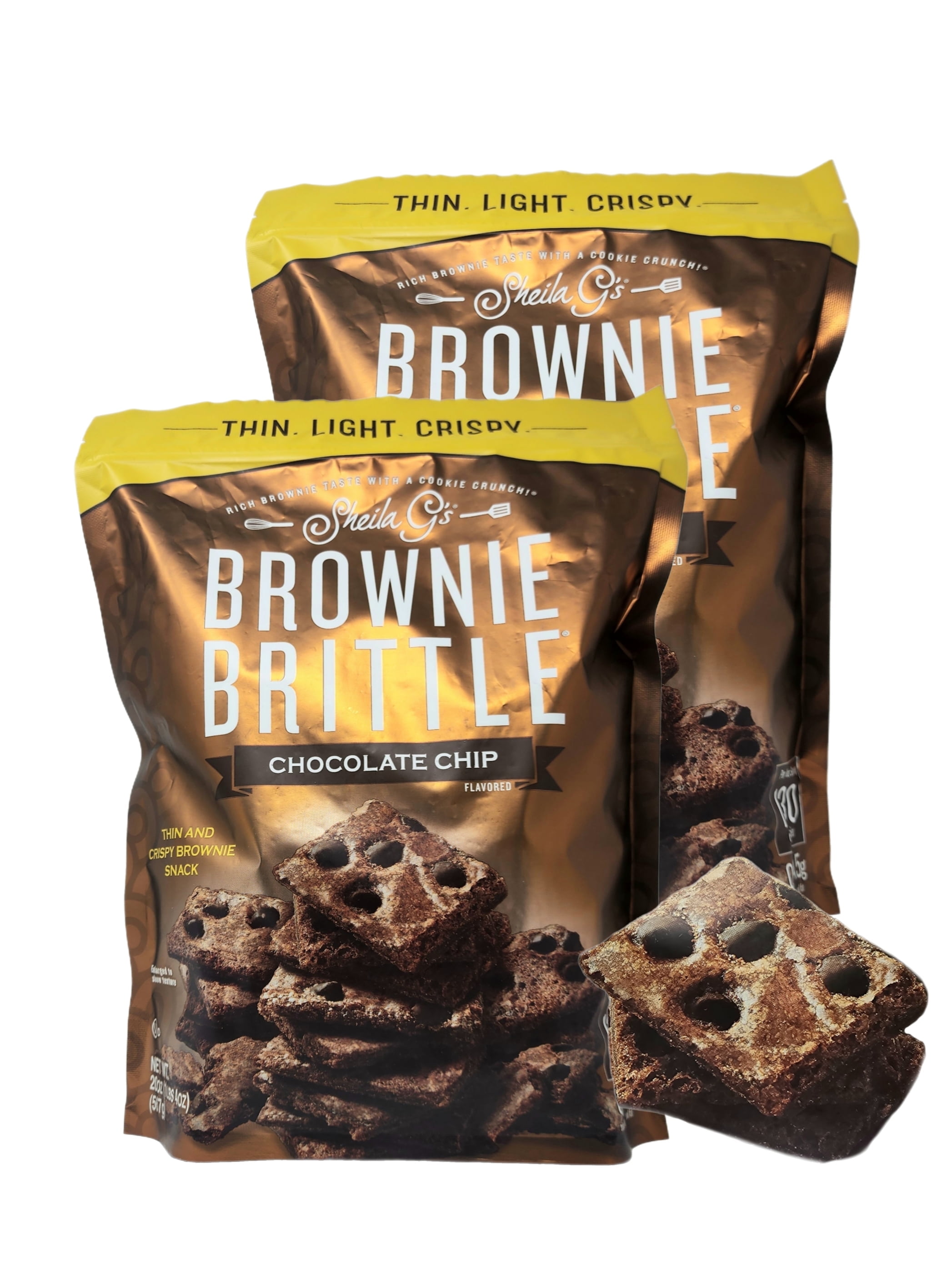 Sheila G's Brownie Brittle Chocolate Chip, 40 oz Total - Walmart.com