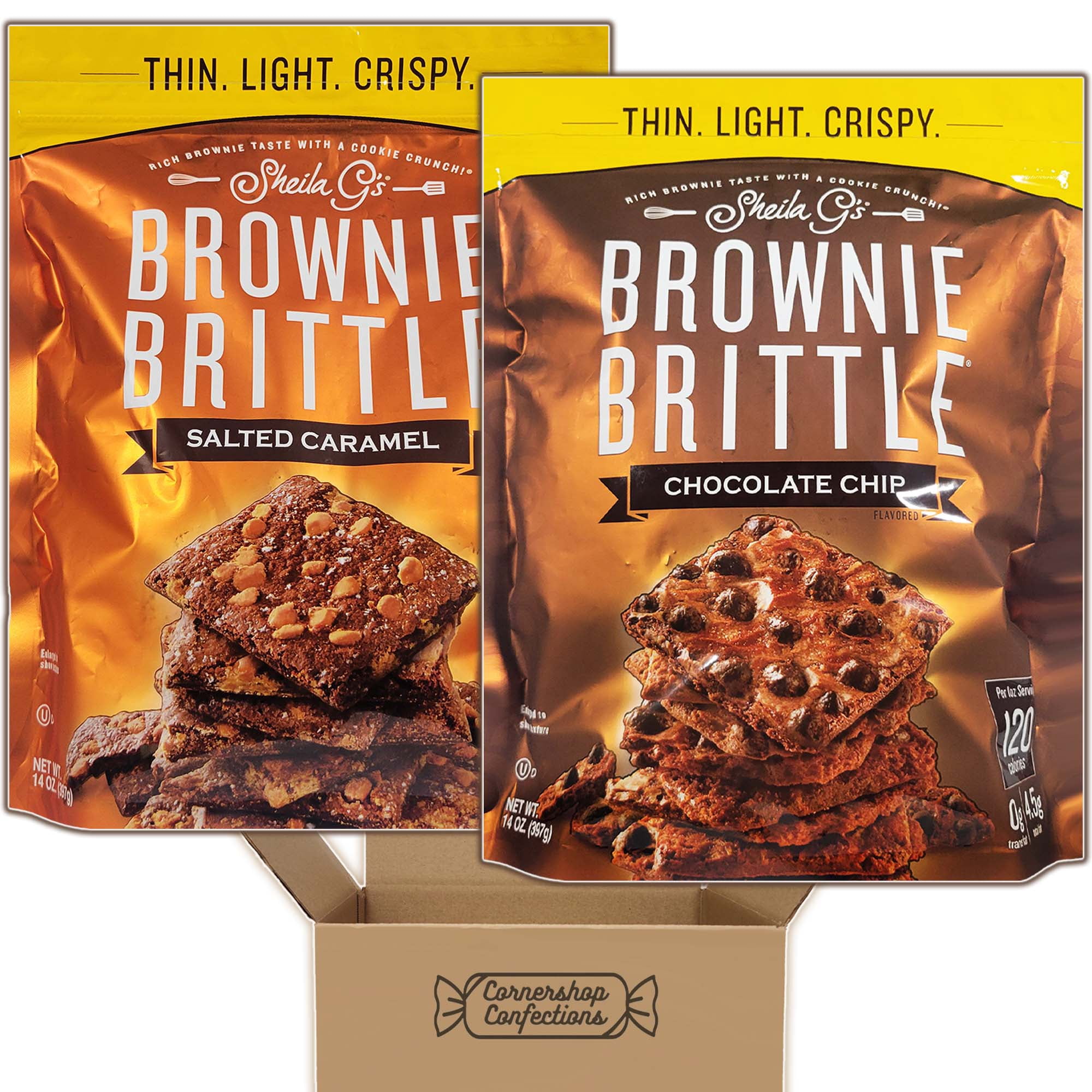 Sheila Gs Brownie Brittle Variety Pack - Office Snacks - Walmart ...
