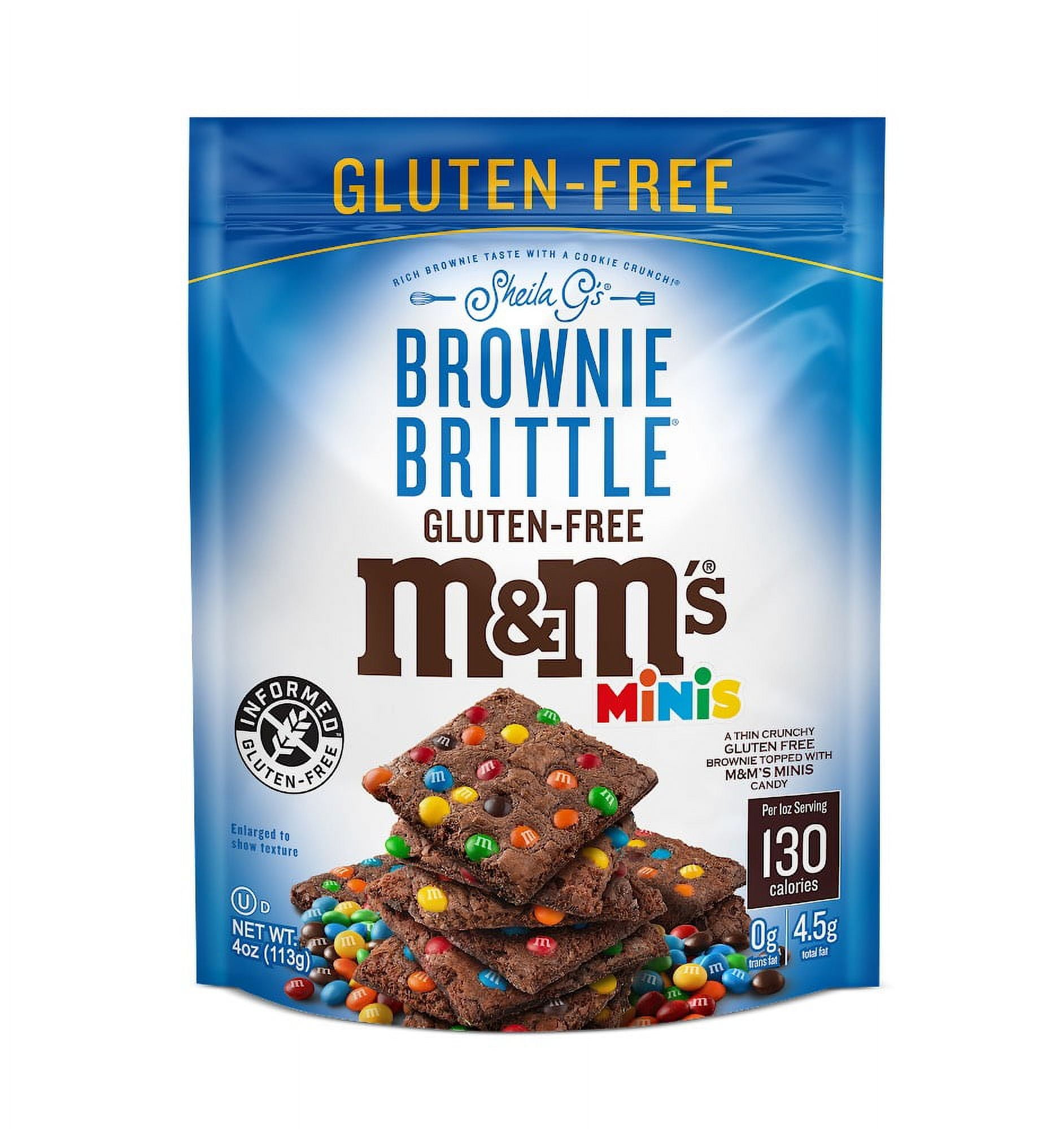 Sheila G's Gluten Free M&M Brownie Brittle, Chocolate Candy Snacks ...