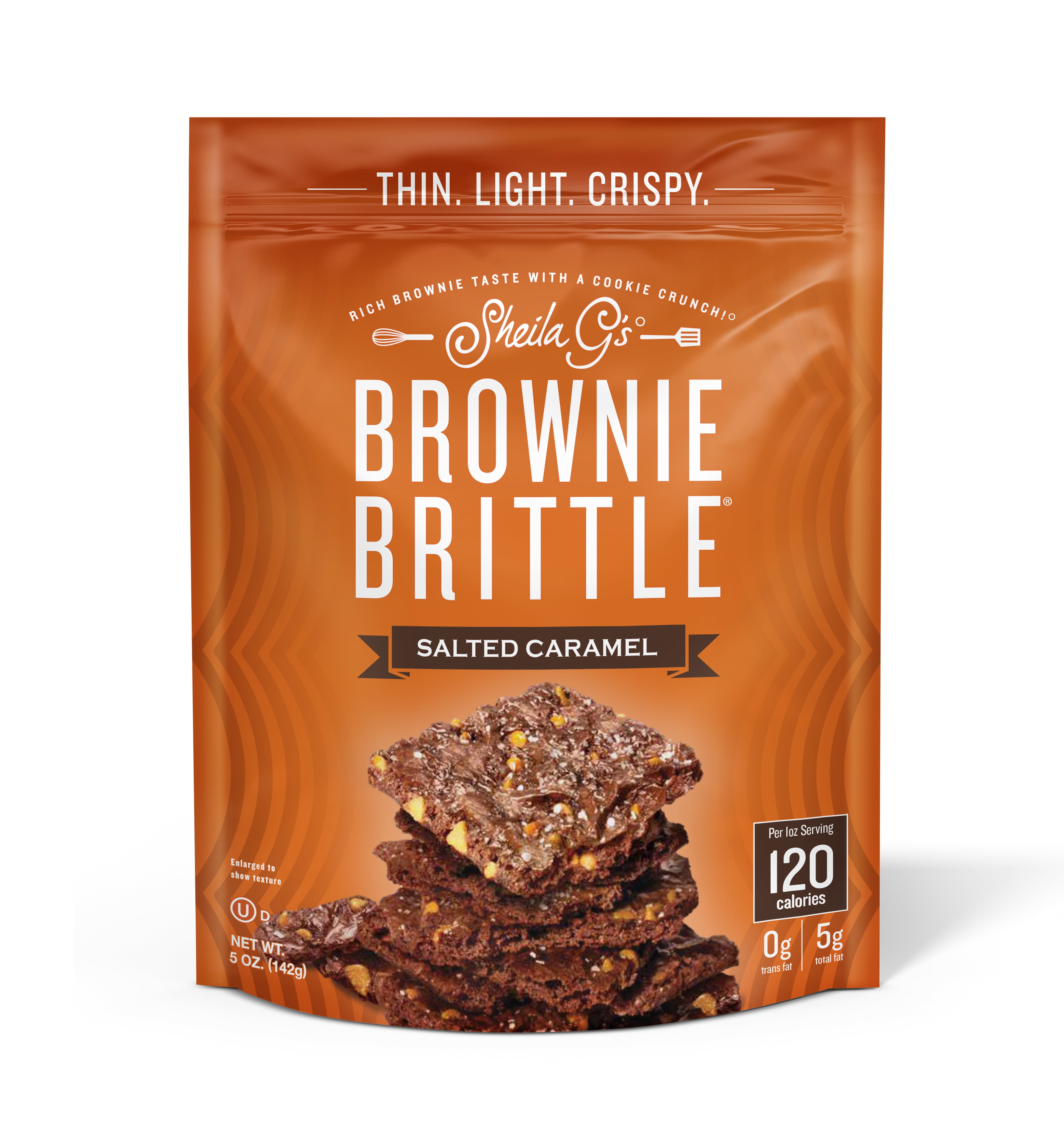 Sheila G's Salted Caramel Brownie Brittle, Chocolate Brownies, 5 Oz ...