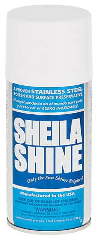 Sheila Shine 10 OZ Stainless Steel Cleaner Polish & Surface Preservati ...