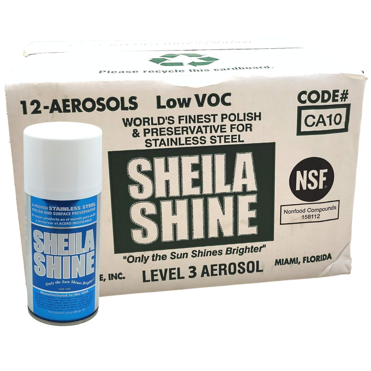 Sheila Shine Low Voc Stainless Steel Polish & Cleaner Protects ...