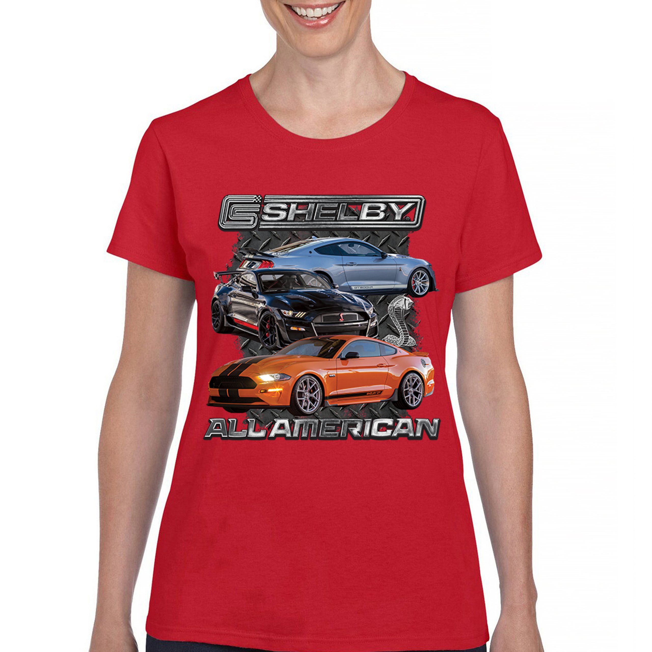 Shelby All American Cobra T-Shirt Mustang Muscle Car Racing GT 350 GT ...