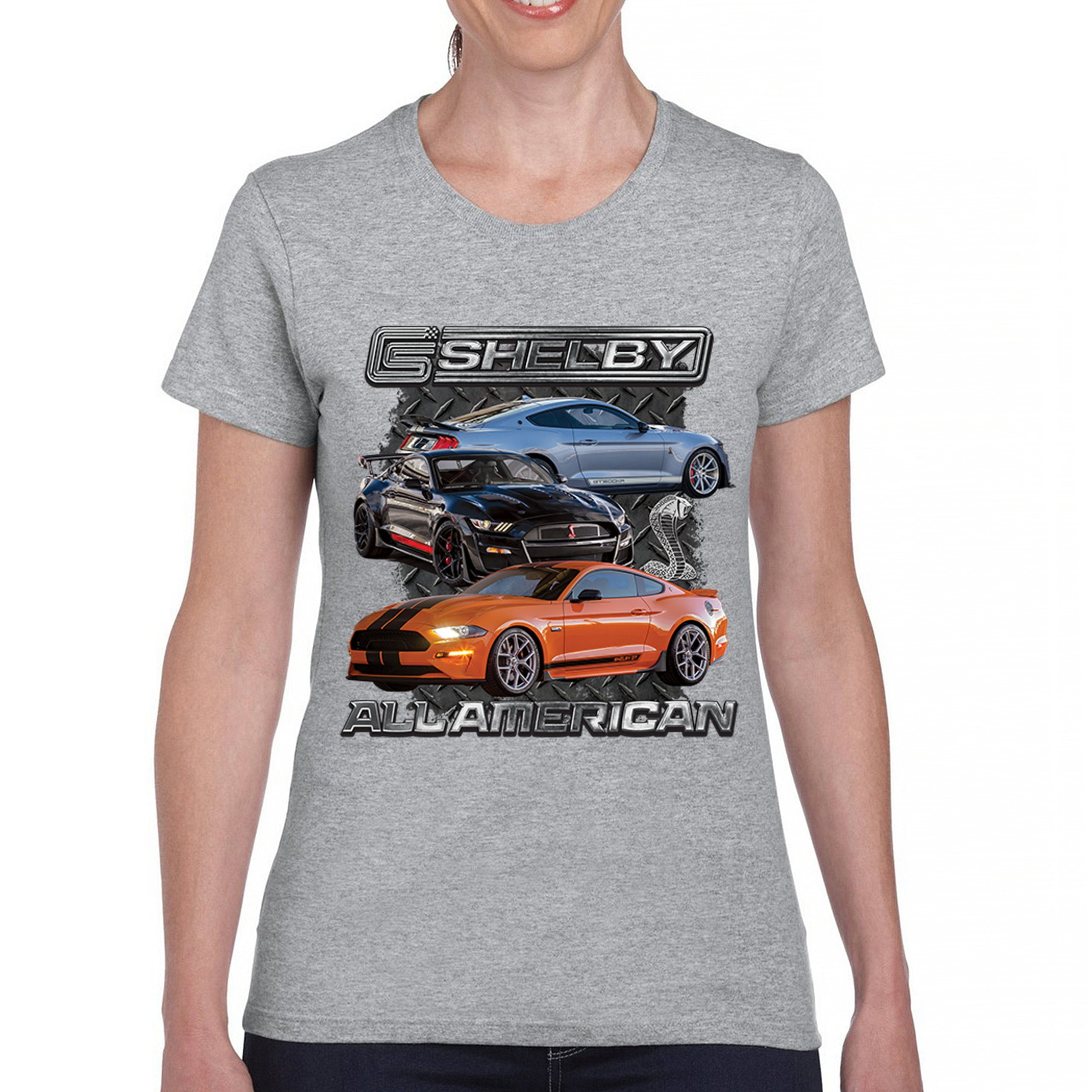 Shelby All American Cobra T-Shirt Mustang Muscle Car Racing GT 350 GT ...