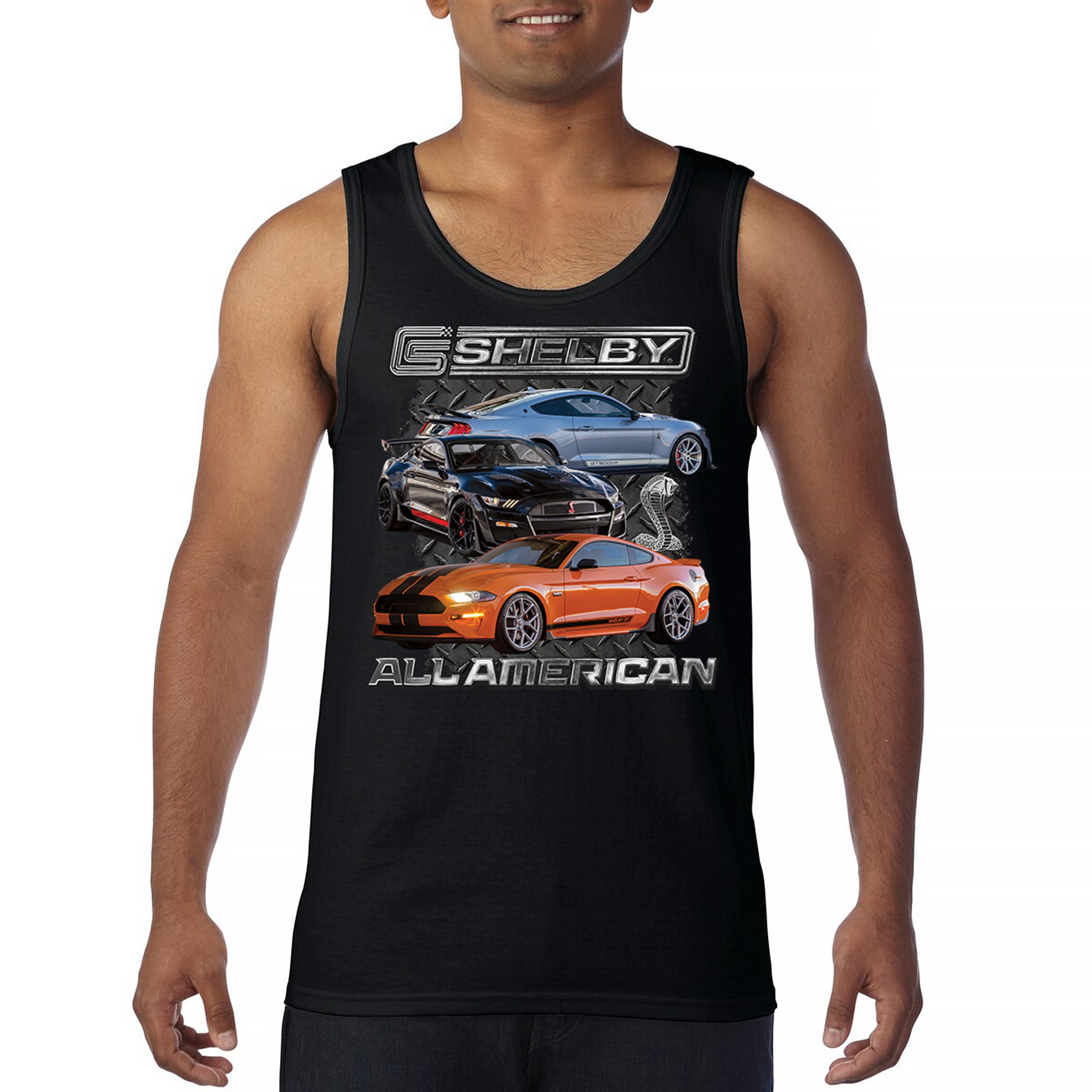 Shelby All American Cobra Tank Top Mustang Muscle Car Racing GT 350 GT ...