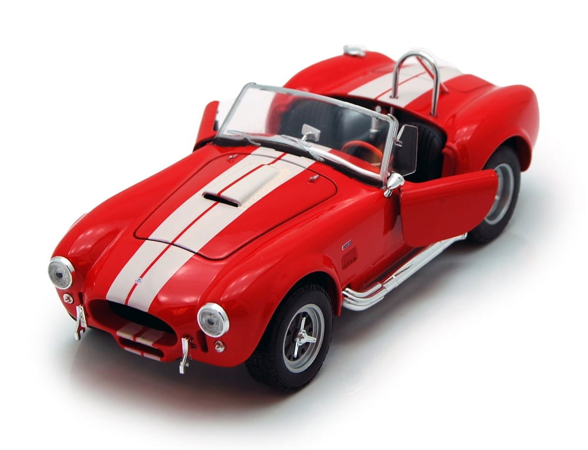 Shelby Cobra 427 SC Convertible, Red - Welly 24002 - 1/24 scale Diecast ...