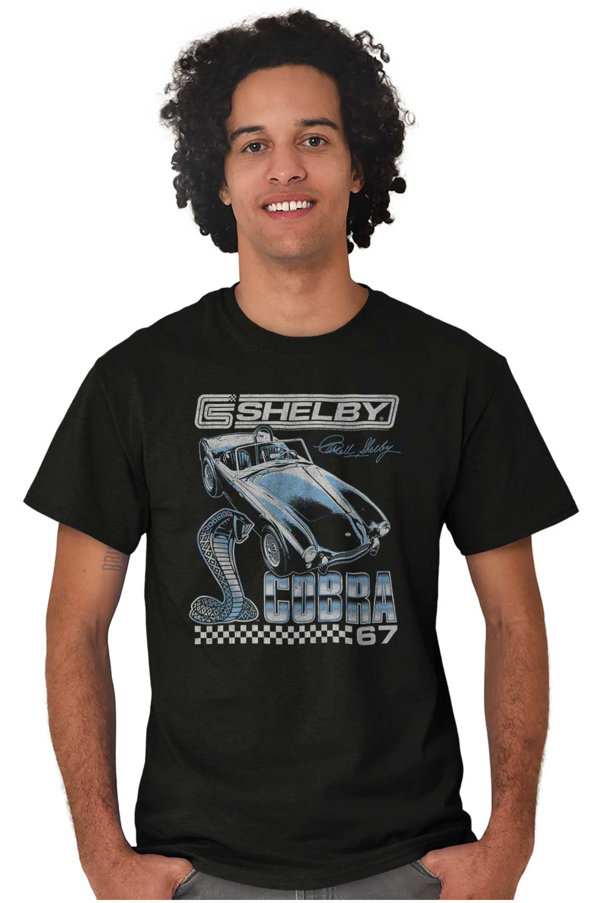 Shelby Cobra Classic Muscle Car Men's Graphic T Shirt Tees Brisco ...