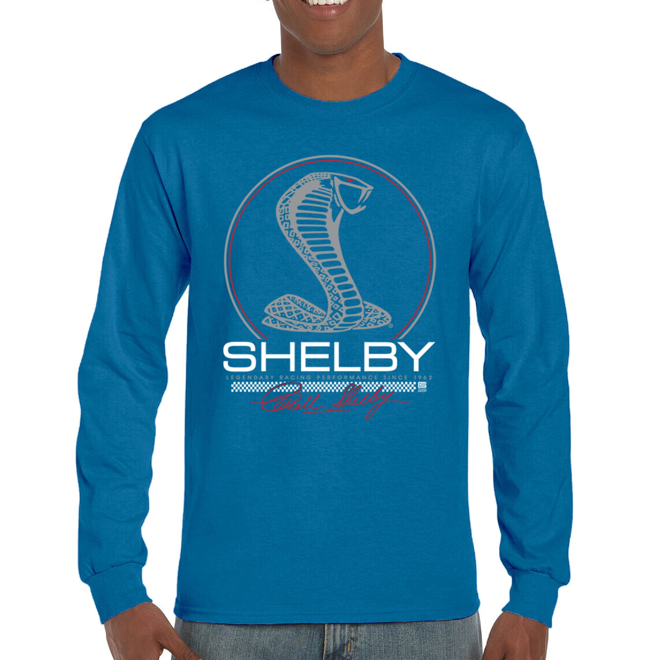 Shelby Cobra Legendary Racing Performance Long Sleeve T-shirt American ...