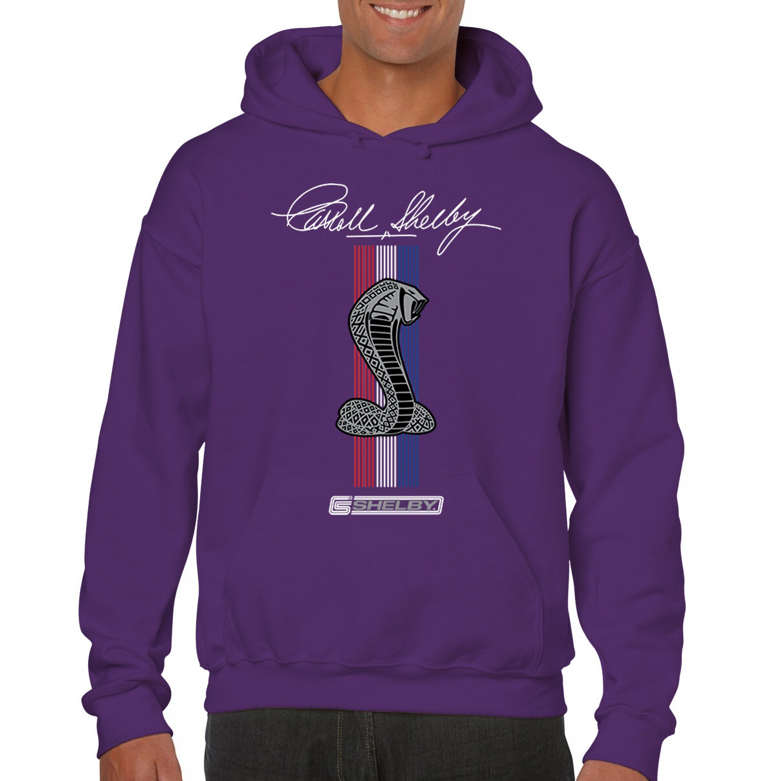 Shelby Cobra Logo Sweatshirt American Legendary Muscle Car Racing ...
