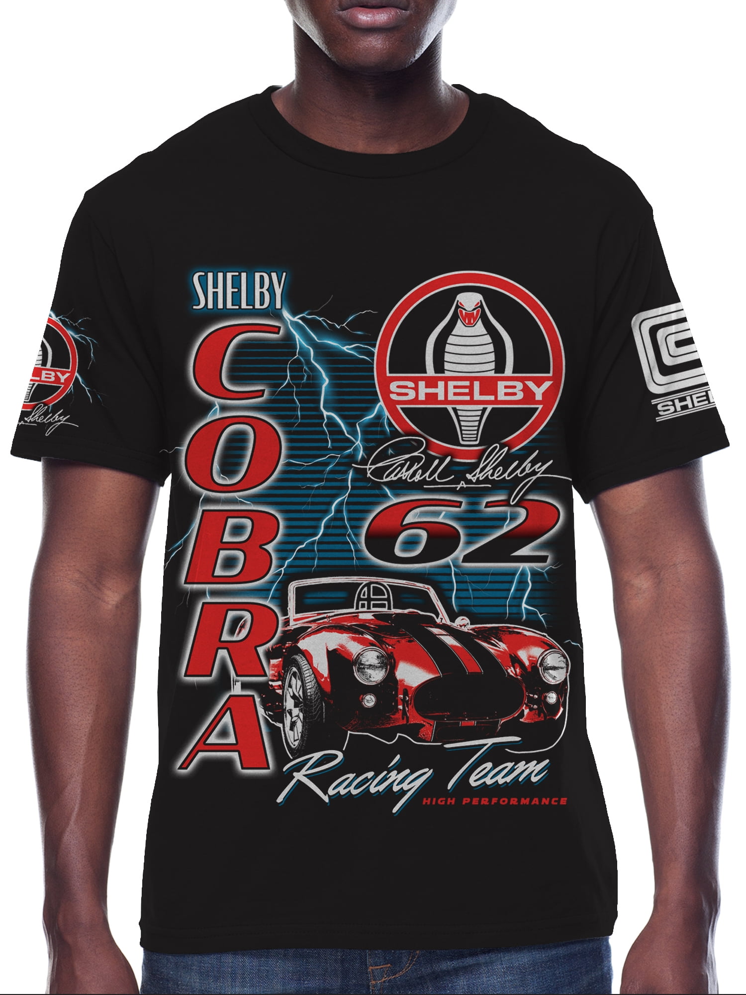 Shelby Cobra, Mens Graphic Tee, Cobra Fang Race, Sizes S-3XL - Walmart.com