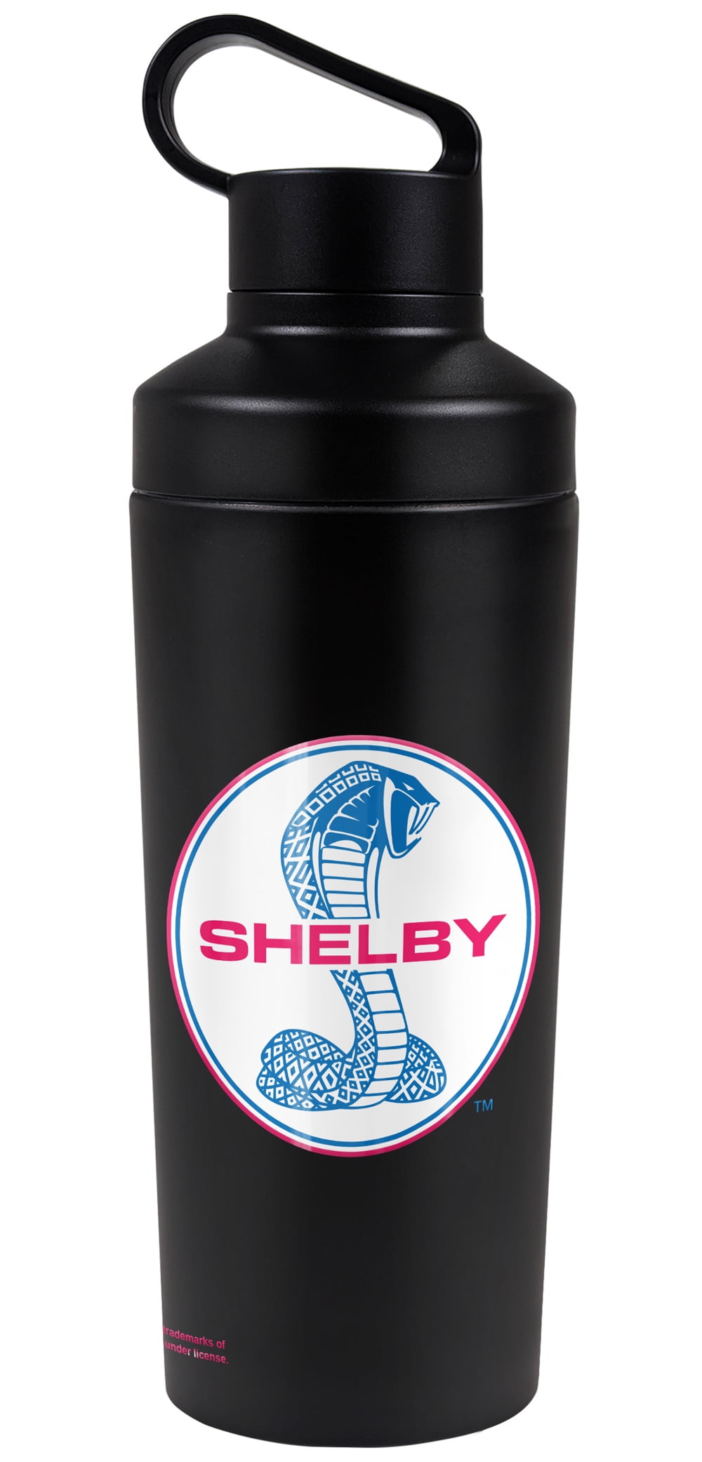 Shelby Cobra Official Logo 18 oz Insulated Water Bottle, Leak Resistant, Vacuum Insulated ...