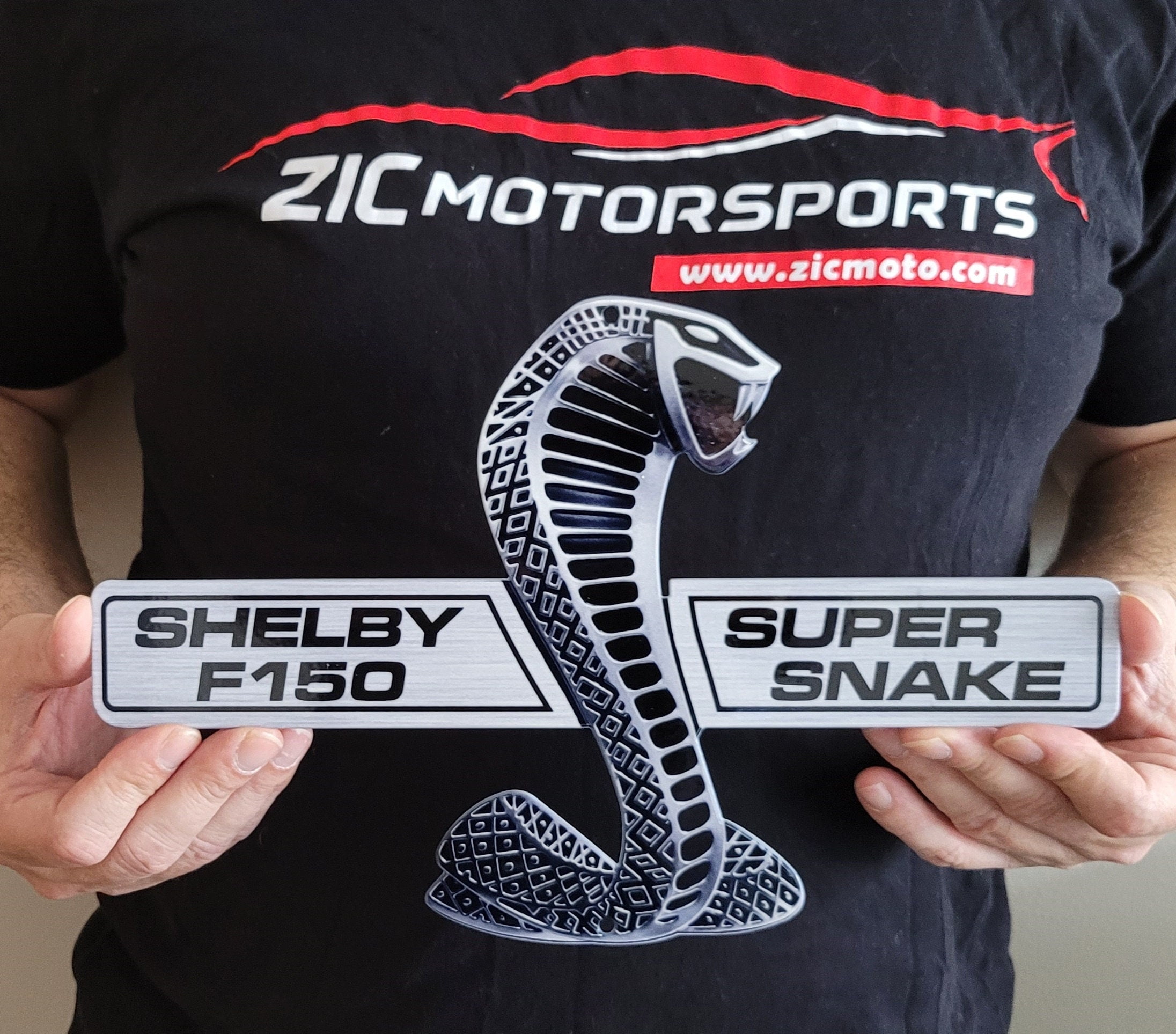 Shelby F150 Super Snake Badge Steel Sign - Walmart.com