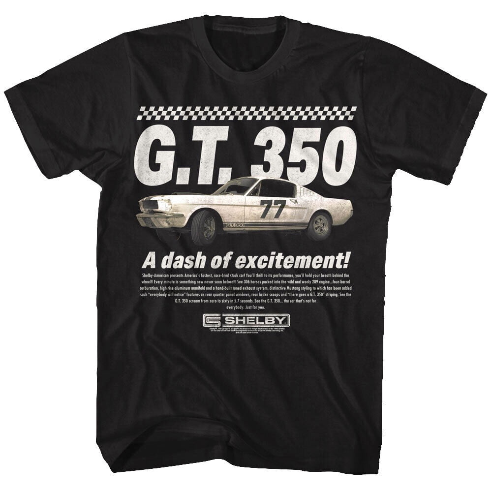 Shelby GT 350 A Dash of Excitement Men's T Shirt - Walmart.com