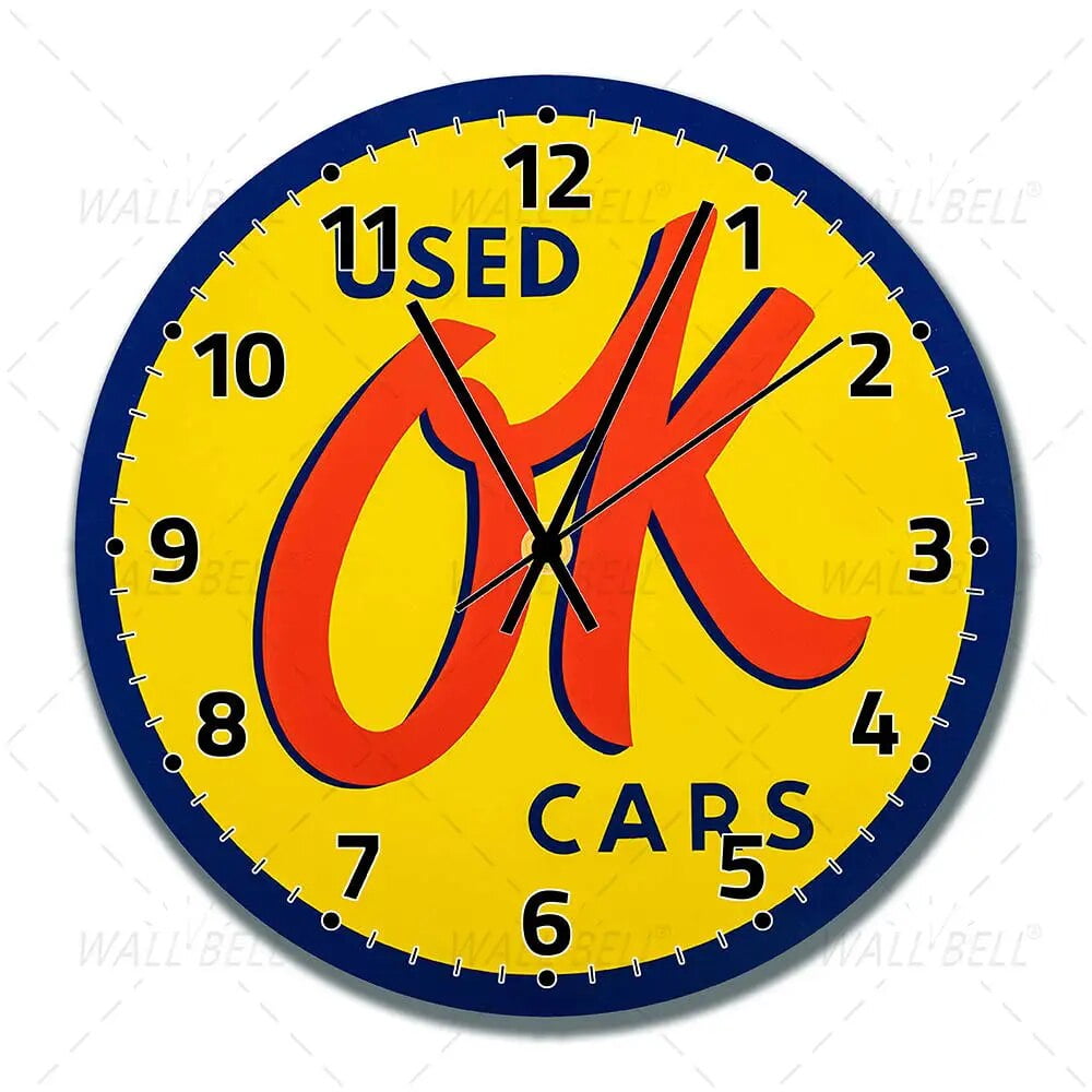 Shelby Garage Wall Clocks Motor Car Service Vintage Wall Clock Wall ...