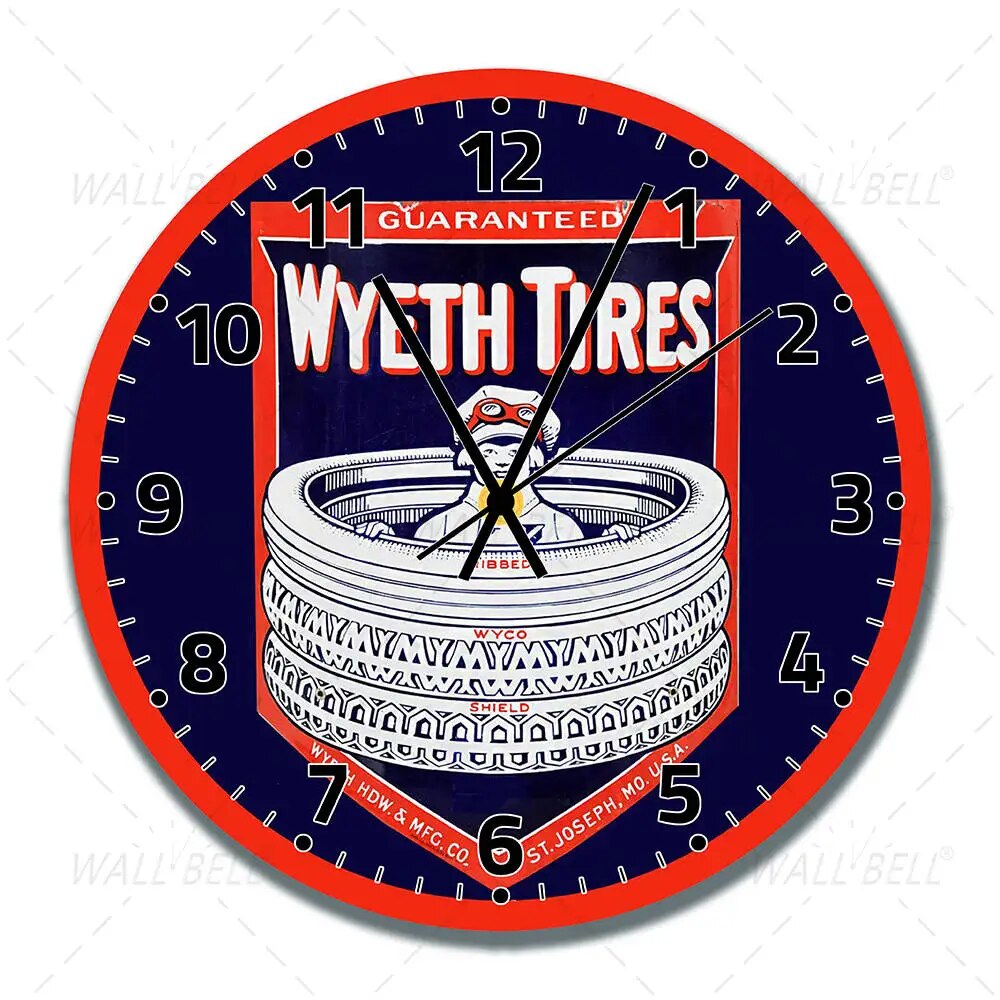 Shelby Garage Wall Clocks Motor Car Service Vintage Wall Clock Wall ...