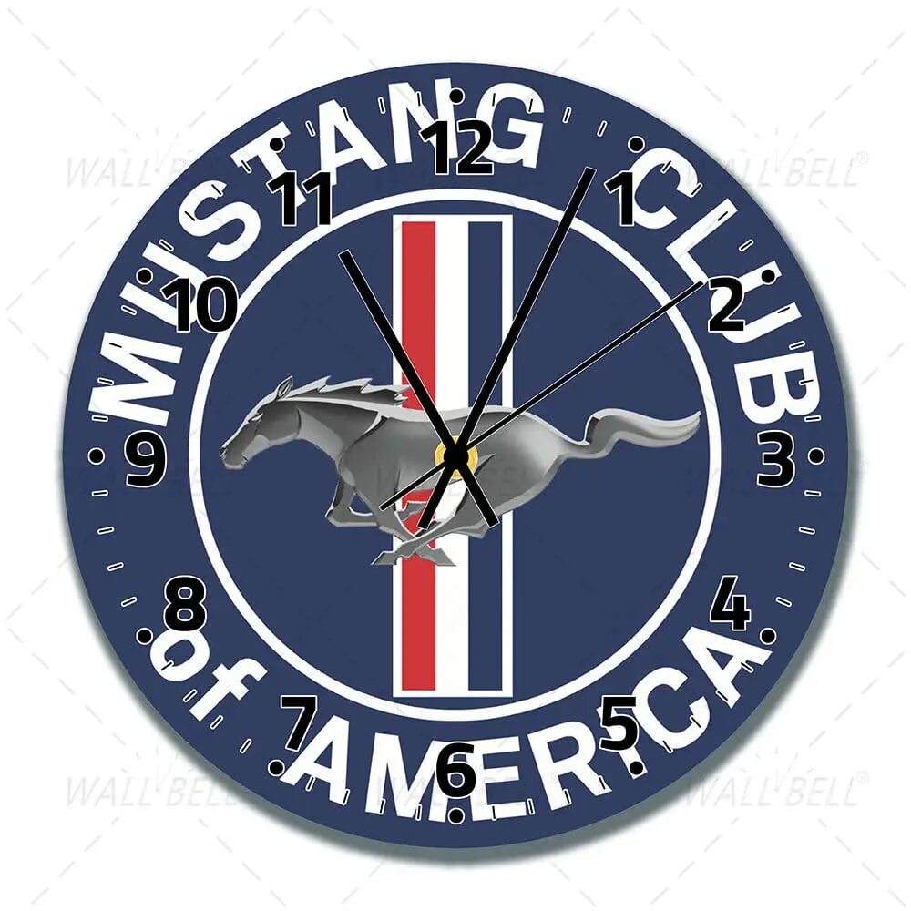 Shelby Garage Wall Clocks Motor Car Service Vintage Wall Clock Wall ...