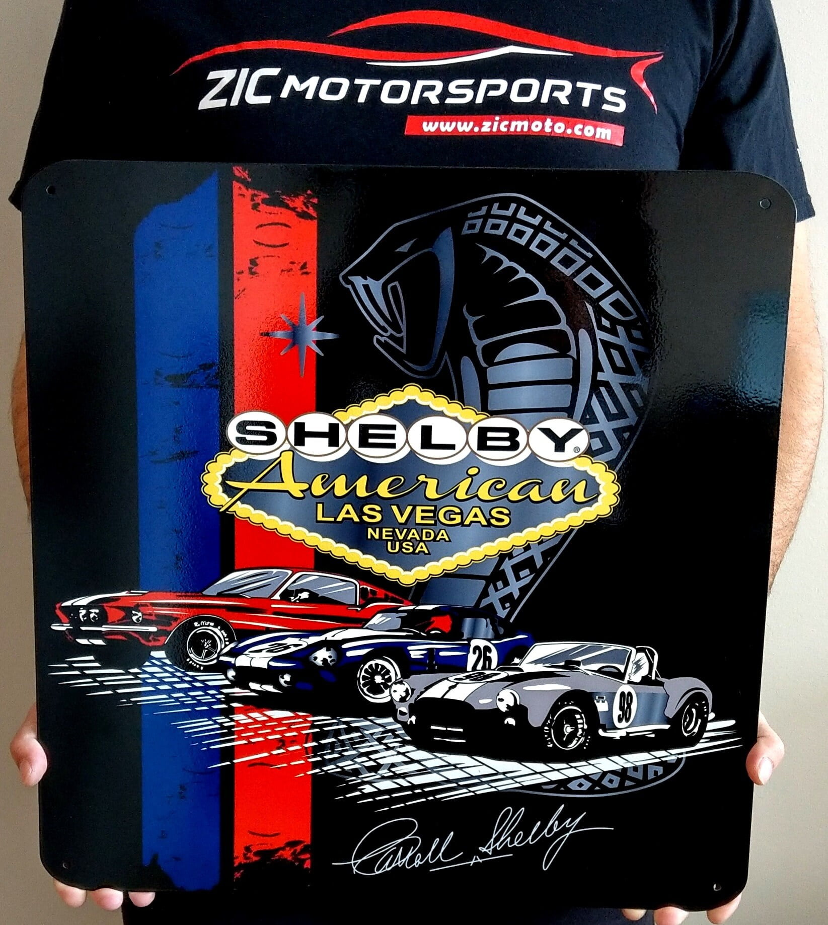 Shelby Las Vegas Cars Metal Sign - Walmart.com