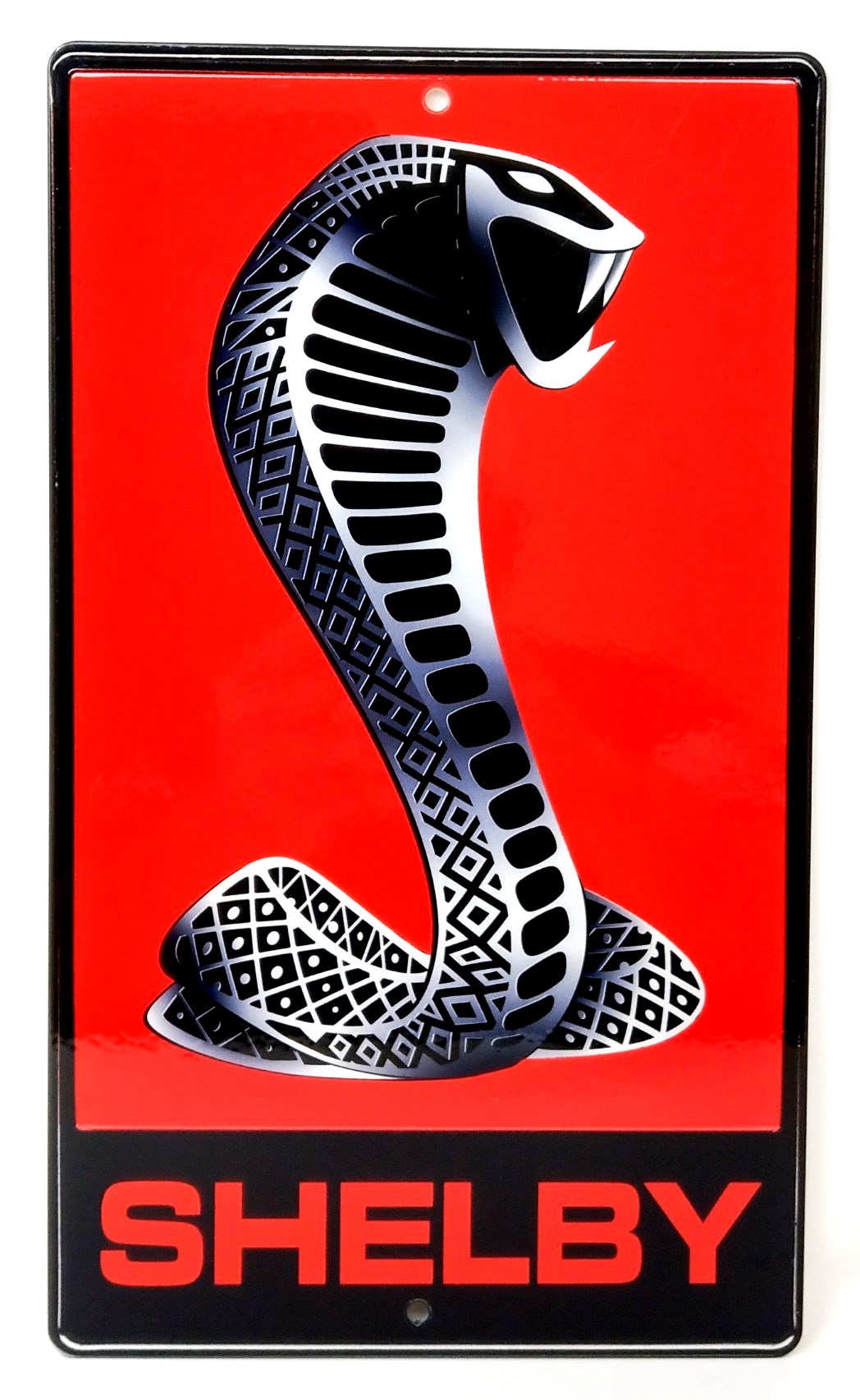 Shelby Snake Red letters Metal Sign - Walmart.com