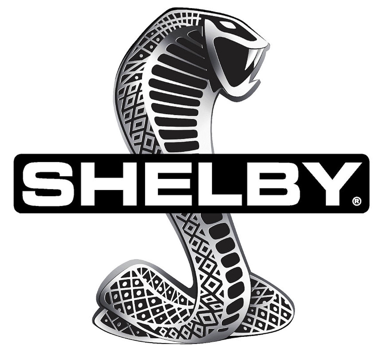 Shelby Snake Steel Sign - Black Shelby Bar - Walmart.com