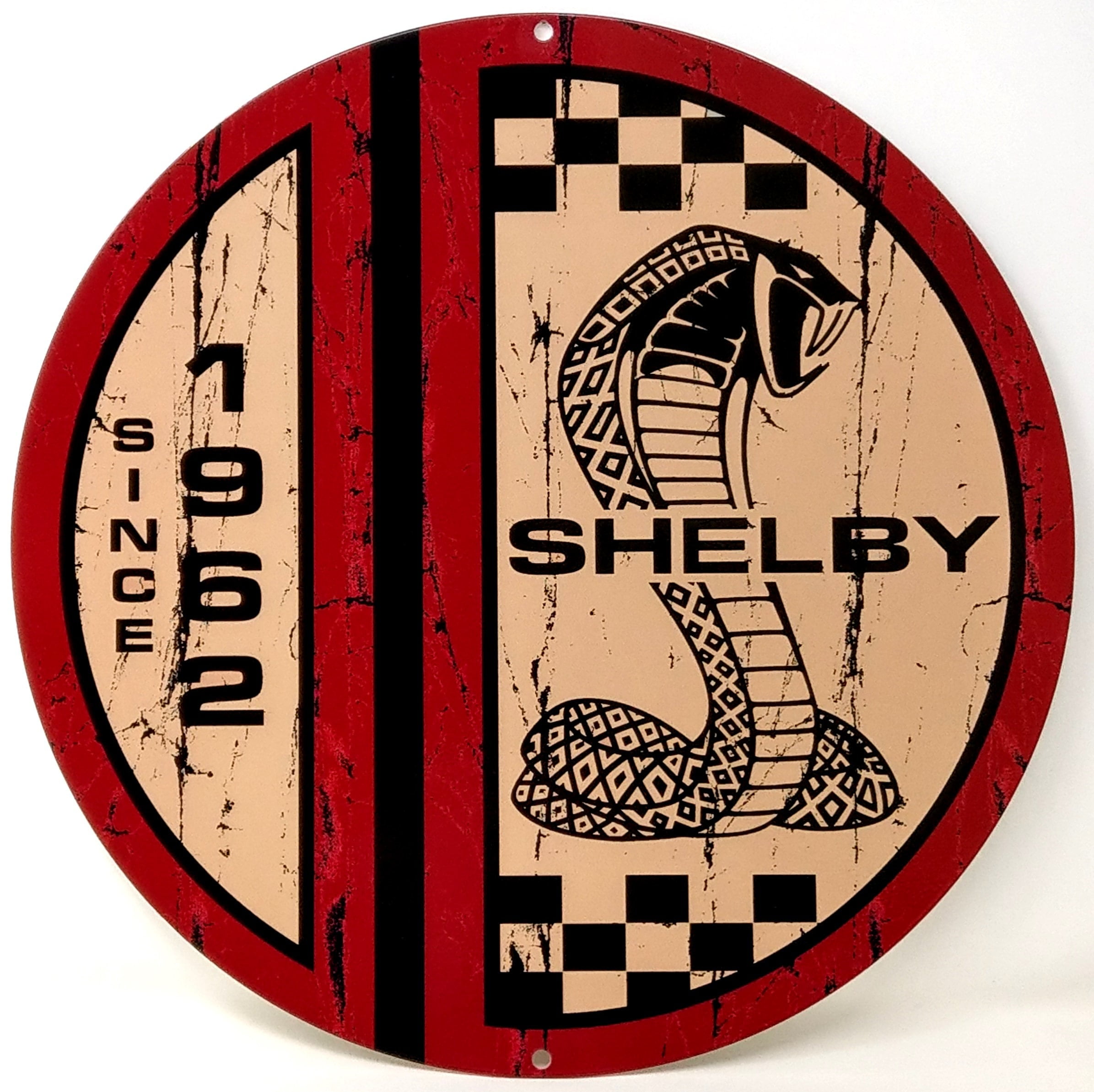 Shelby Split Circle Distressed Metal Sign - Walmart.com