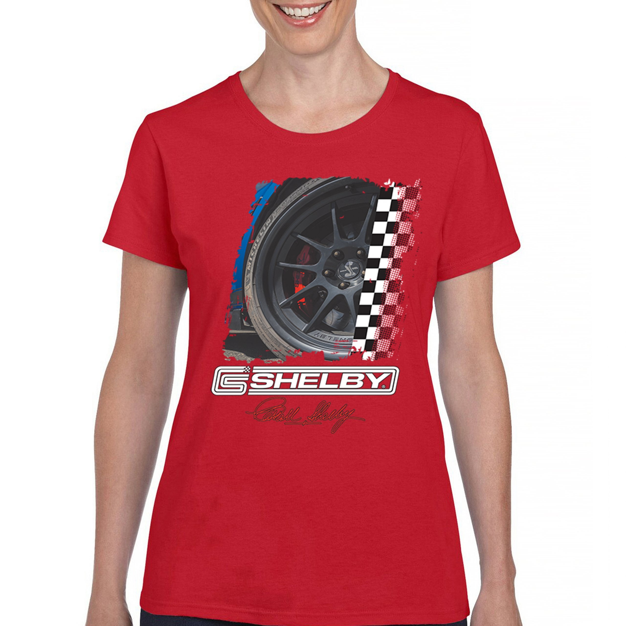Shelby Wheel T-Shirt American Classic Muscle Car Racing Mustang Cobra ...