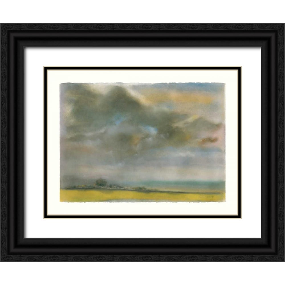 Sheler, Sammy 14x12 Black Ornate Wood Framed with Double Matting Museum ...