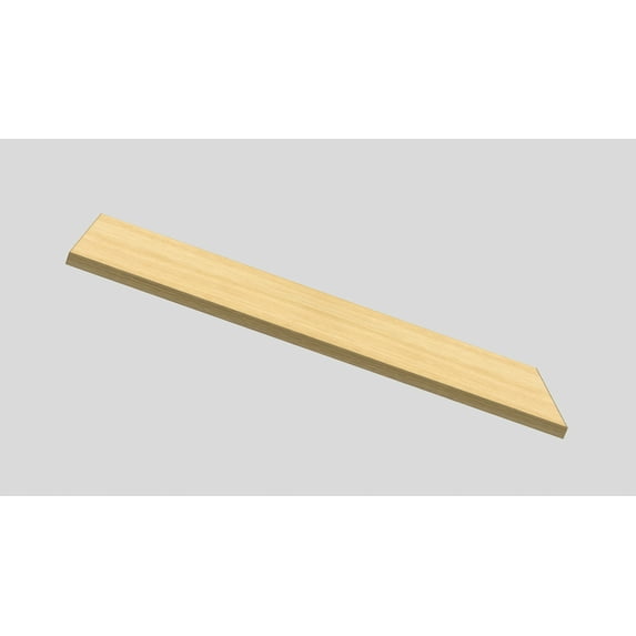 NexHome Shelf Board Lite Oak 24x10x0.6 in. Durable Versatile Shelving ...