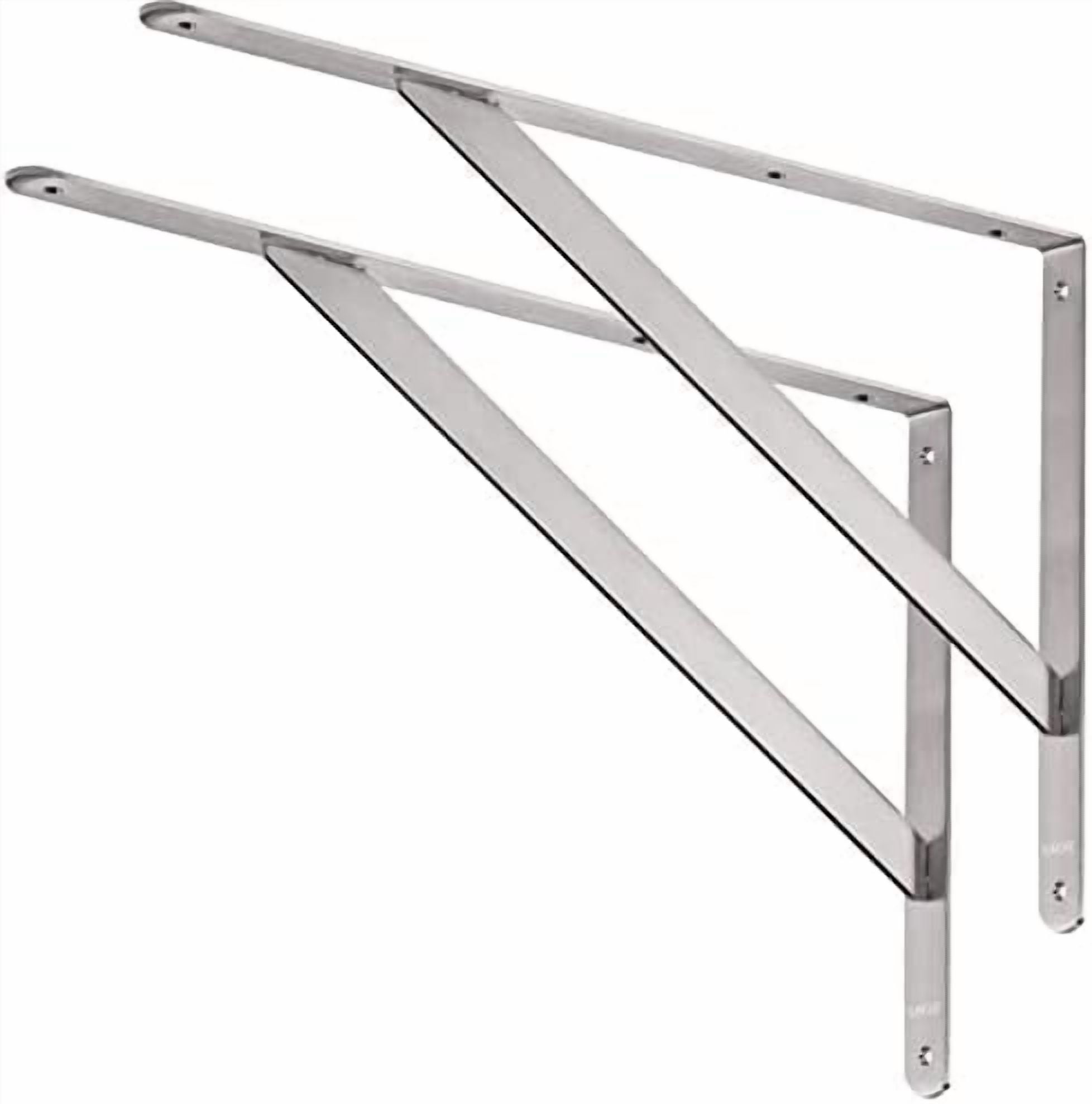 Shelf Bracket 20", Max Load: 550lb, Heavy Duty Stainless Steel Solid ...