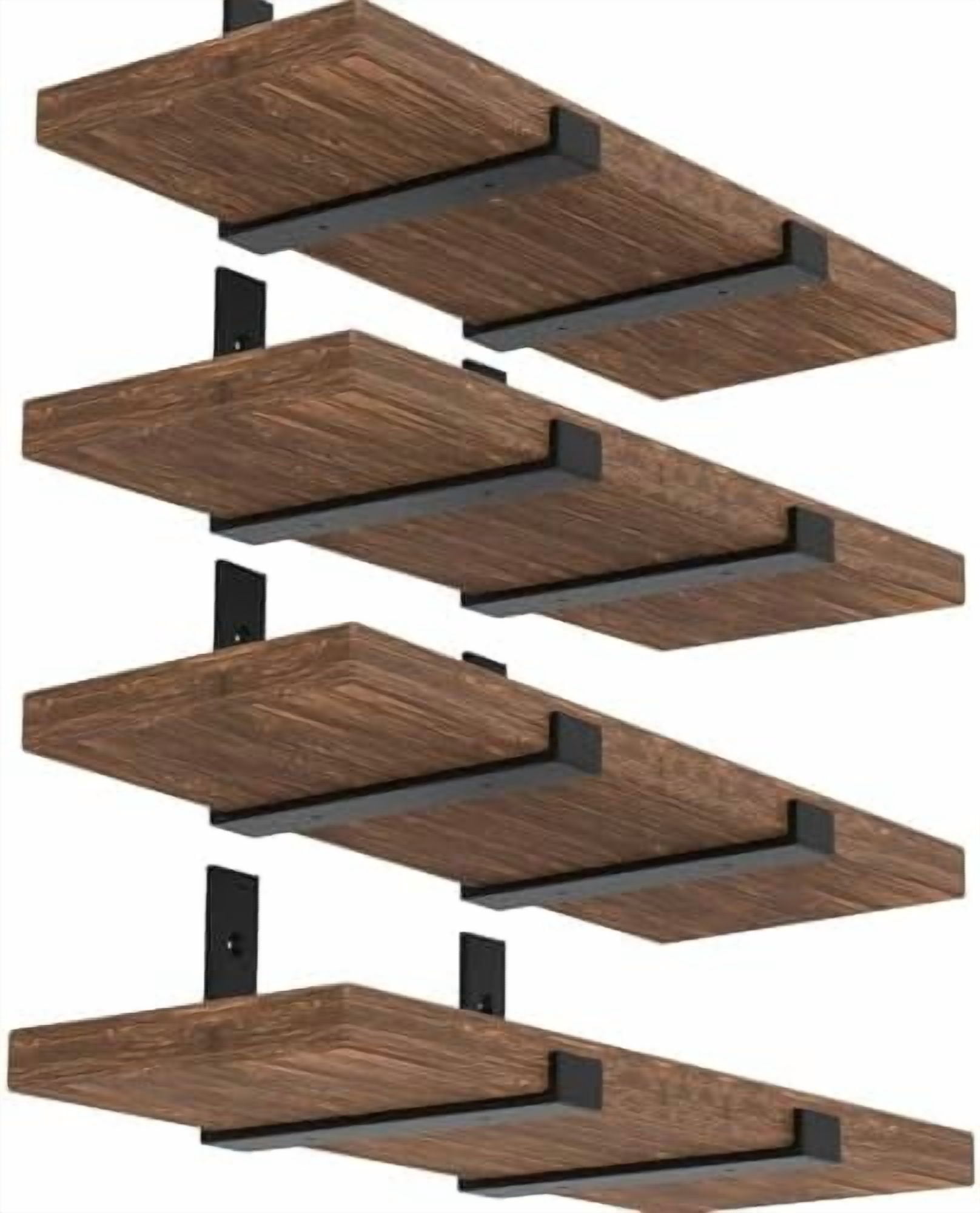 Shelf Bracket, Heavy Duty Floating Shelf Brackets 10-Inch Long, 8-Pack ...