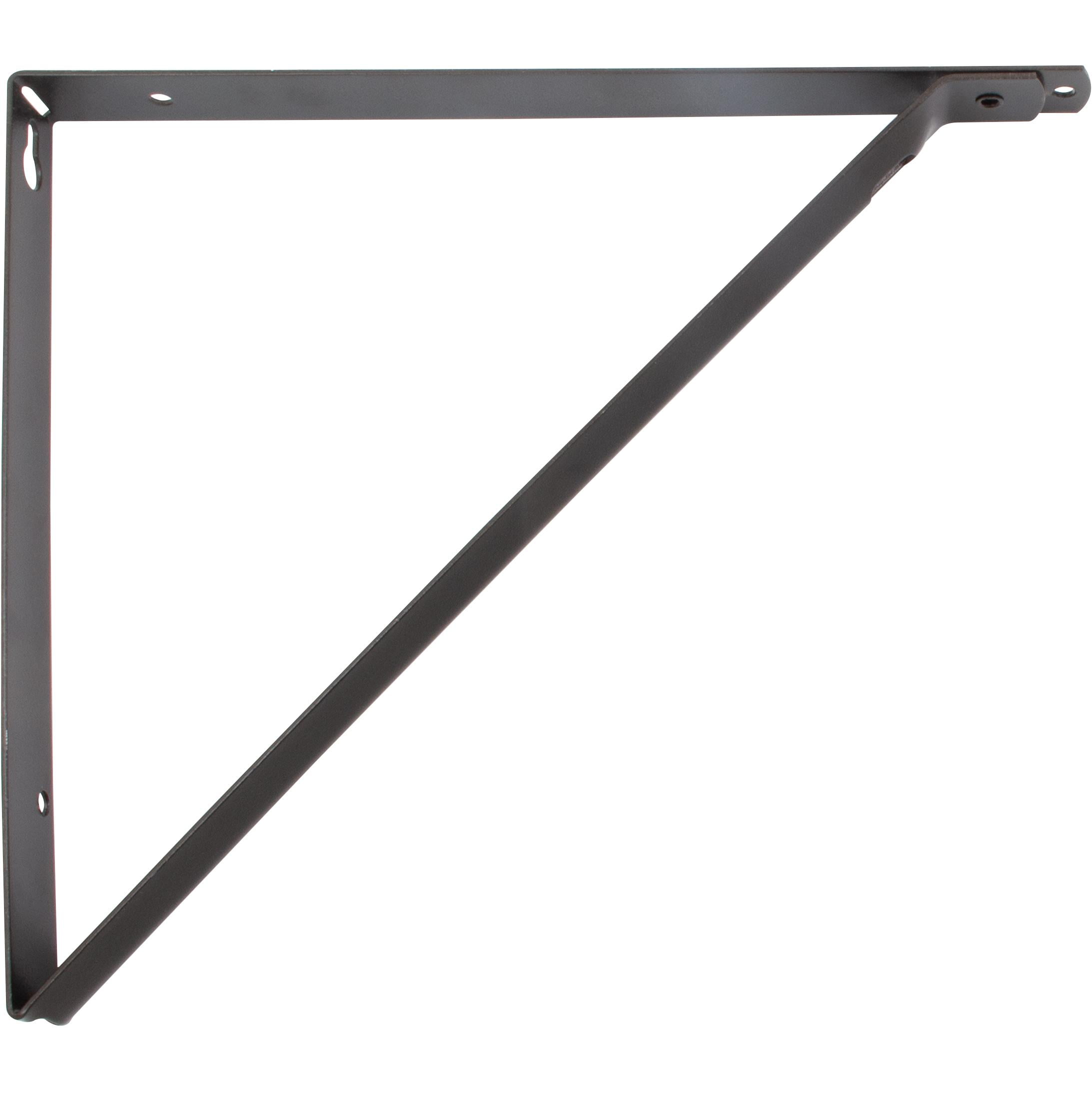 Shelf Bracket, Powder Coated, 10-1/4 Inches, Dark Bronze by Stone ...