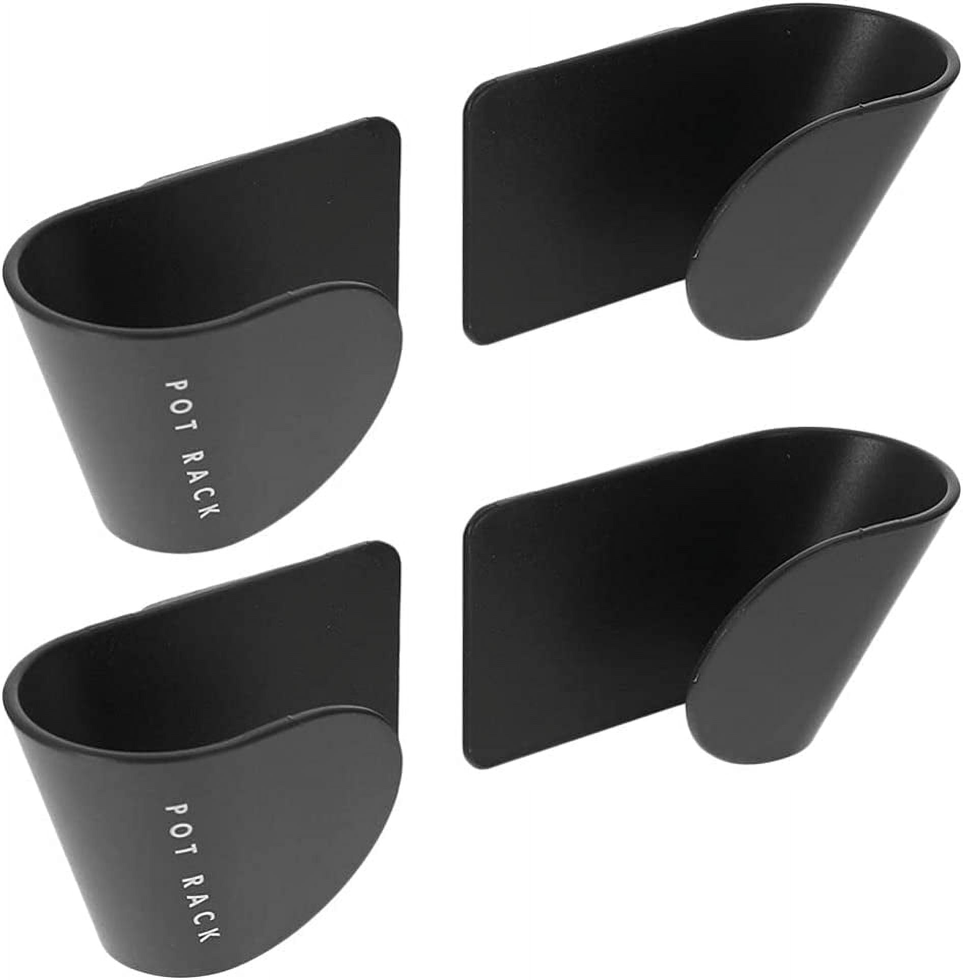 Shelf Bracket Self Adhesive Lid Organizer Wall Mounted Pot Lid Storage ...