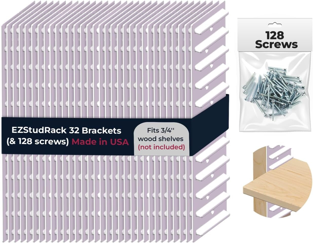 Shelf Bracket - Shelf Brackets for Wall - Wall Mount Shelf - Floating ...