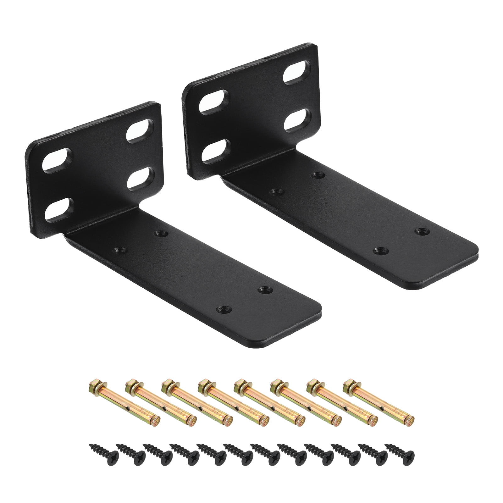 Shelf Brackets, 2 Pack 63x145mm - Cold Rolled Steel Floating Shelves ...
