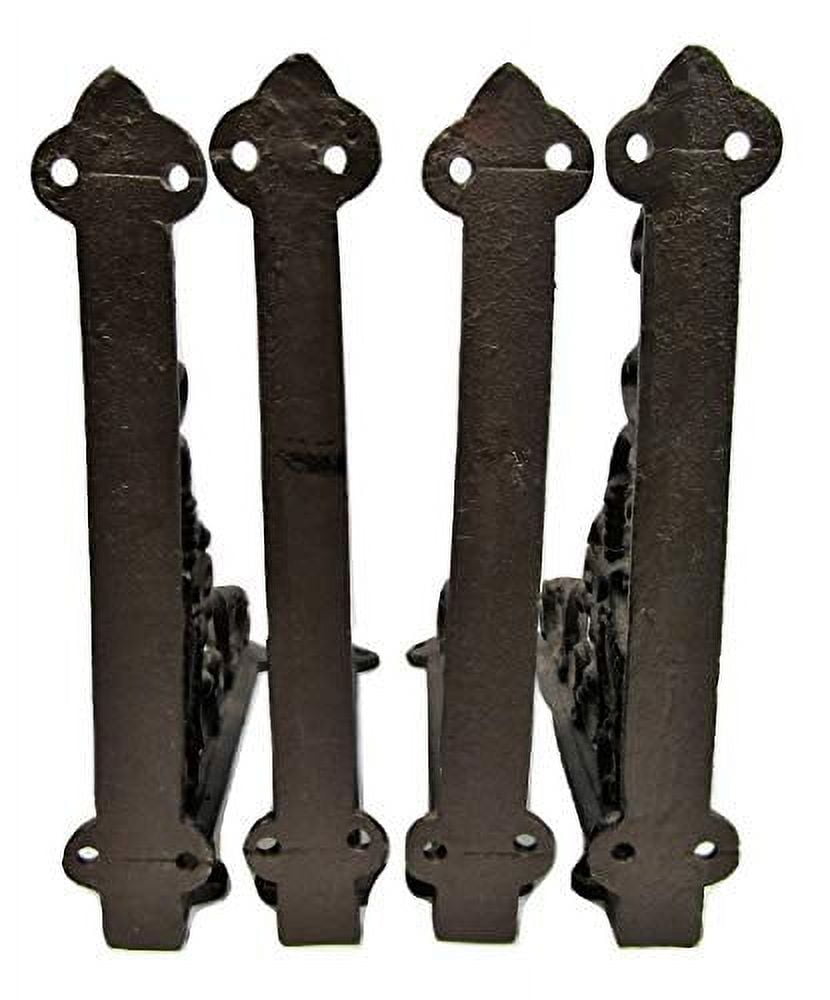 Shelf Brackets Braces Cast Iron Cameo 8 x 8 Inch Rustic Antique Style ...