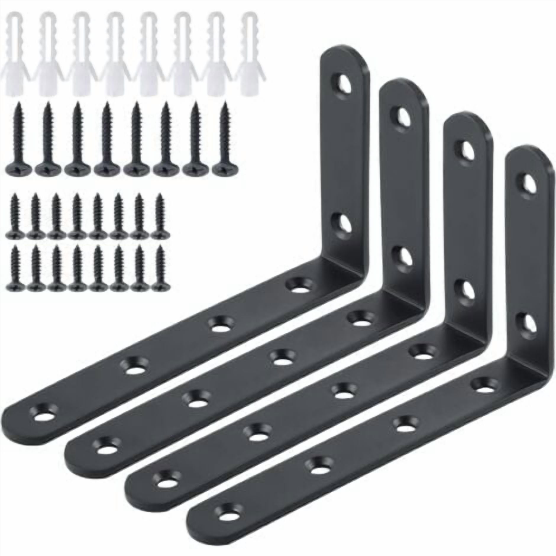 Shelf Brackets Wall Mounting Brackets Metal Pressed Shelf Corner Brace ...