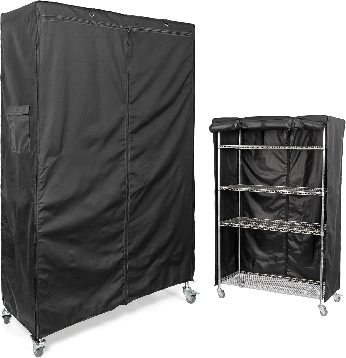 Shelf Cover, Wire Rack Shelving Dust Protective, 600D Heavy Duty ...