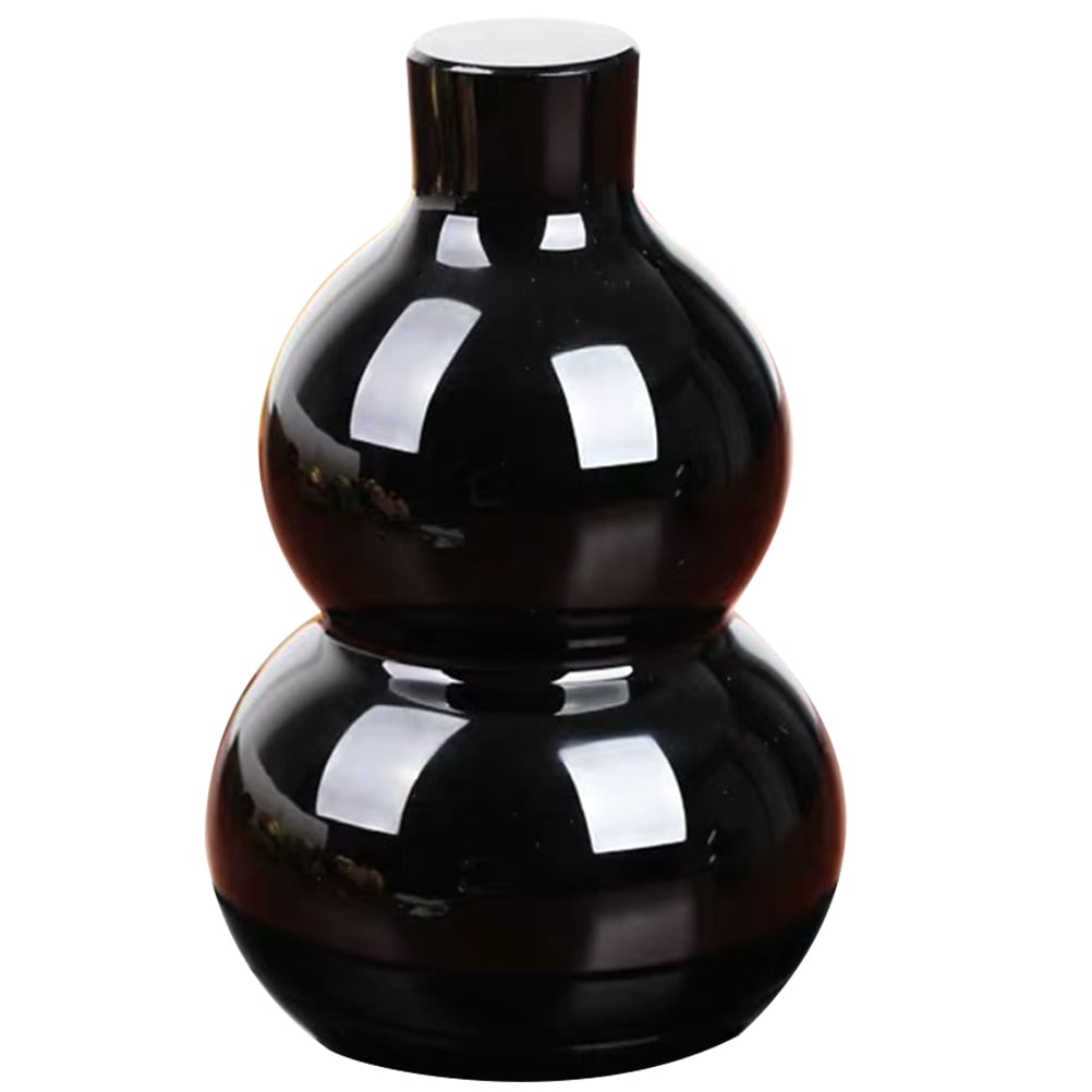Shelf Decor Gourd Aesthetic Chakra Feng Shui Black Obsidian Figurine ...