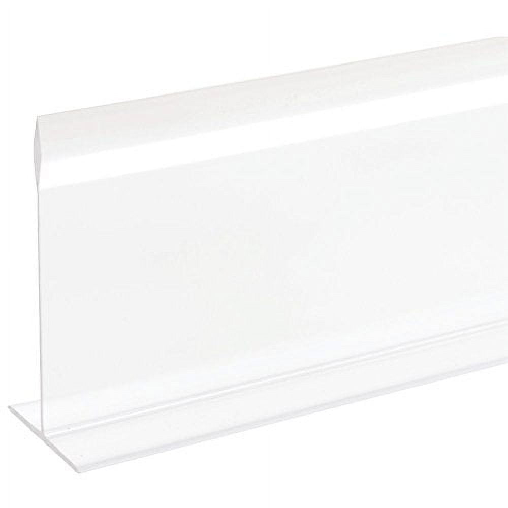 Shelf Divider Case Divider T Shape Clear Acrylic - 36" L x 5" H ...